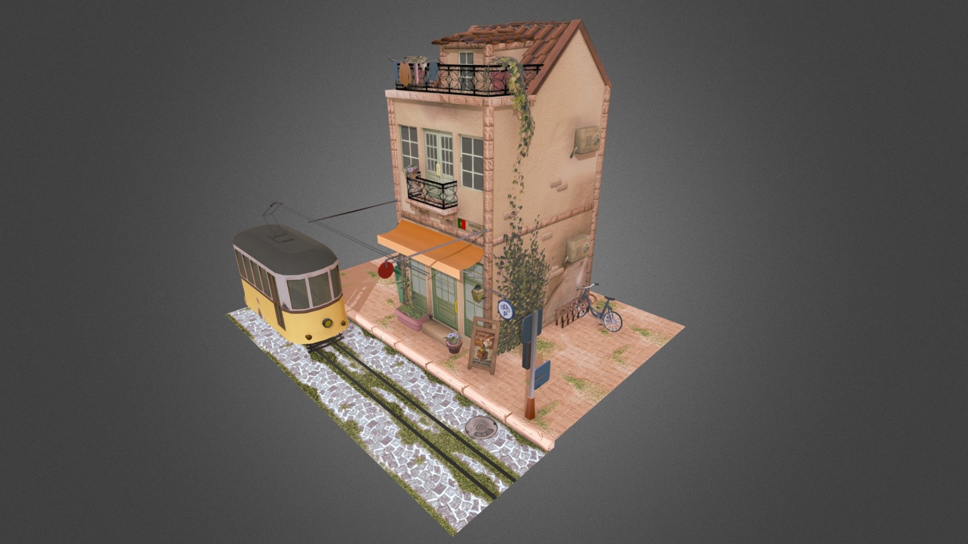 Lisbon City - Download Free 3D model by Merve Mutlu (@umiwasekai ...