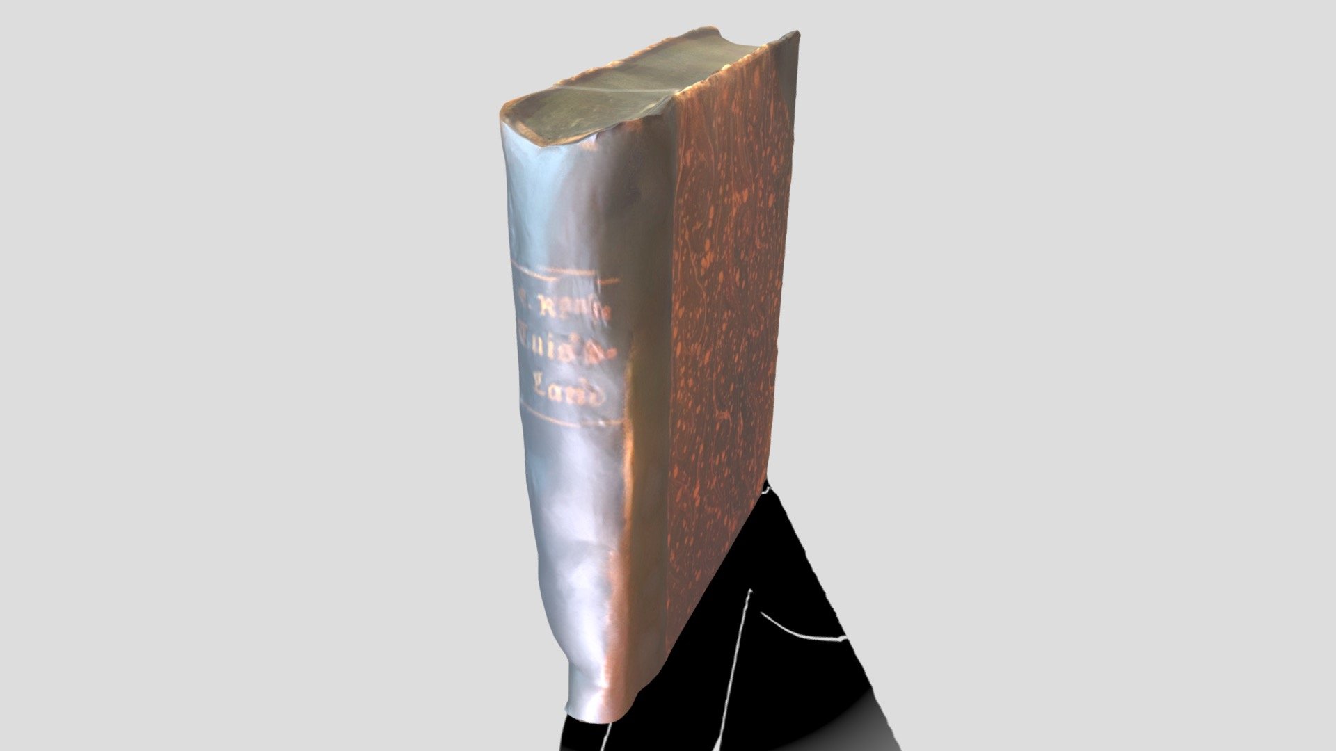 Old book 3dscan art Kunst historic collectible - 3D model by Marco ...