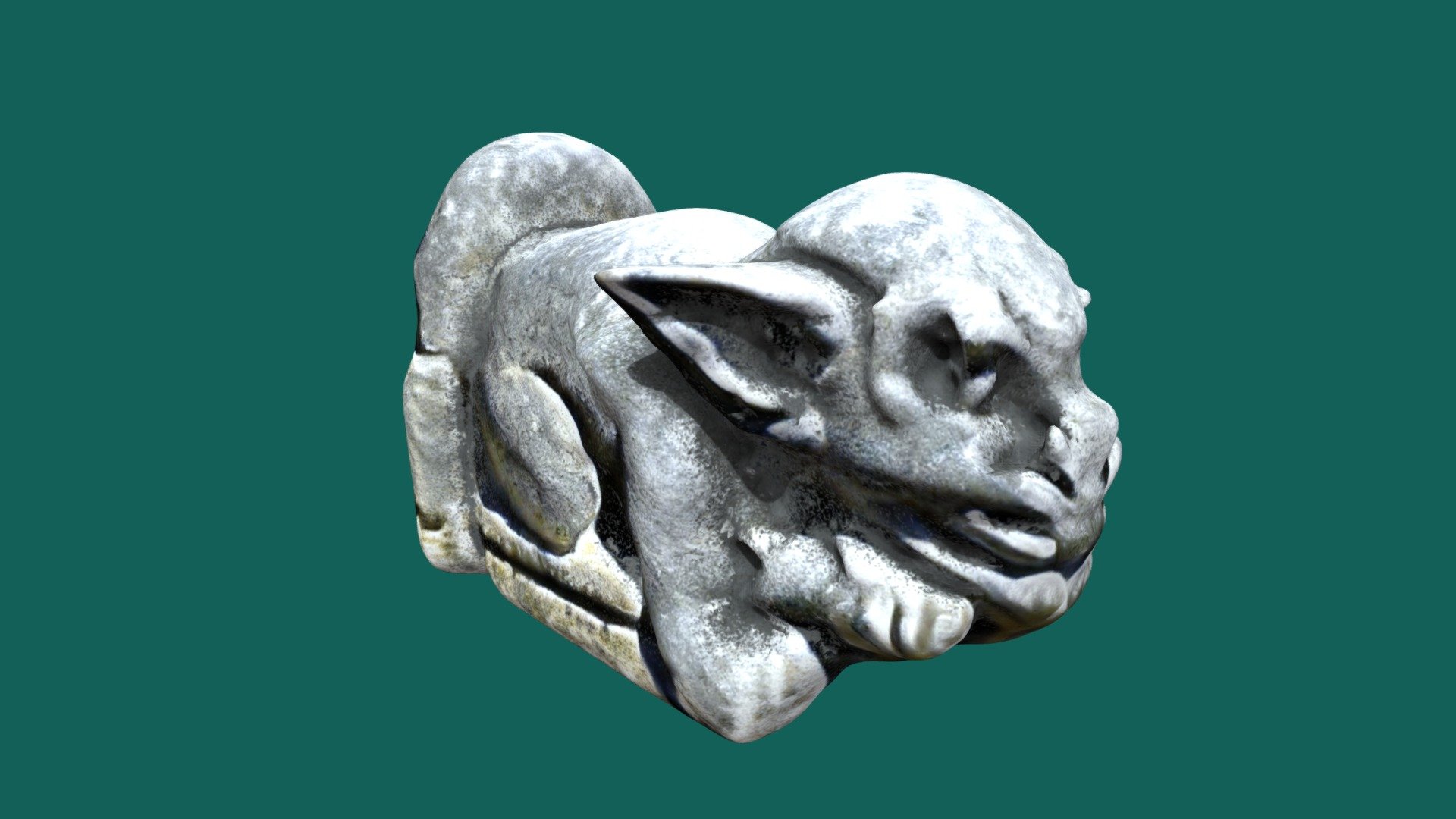 stone gargoyle - Download Free 3D model by vicente betoret ferrero ...
