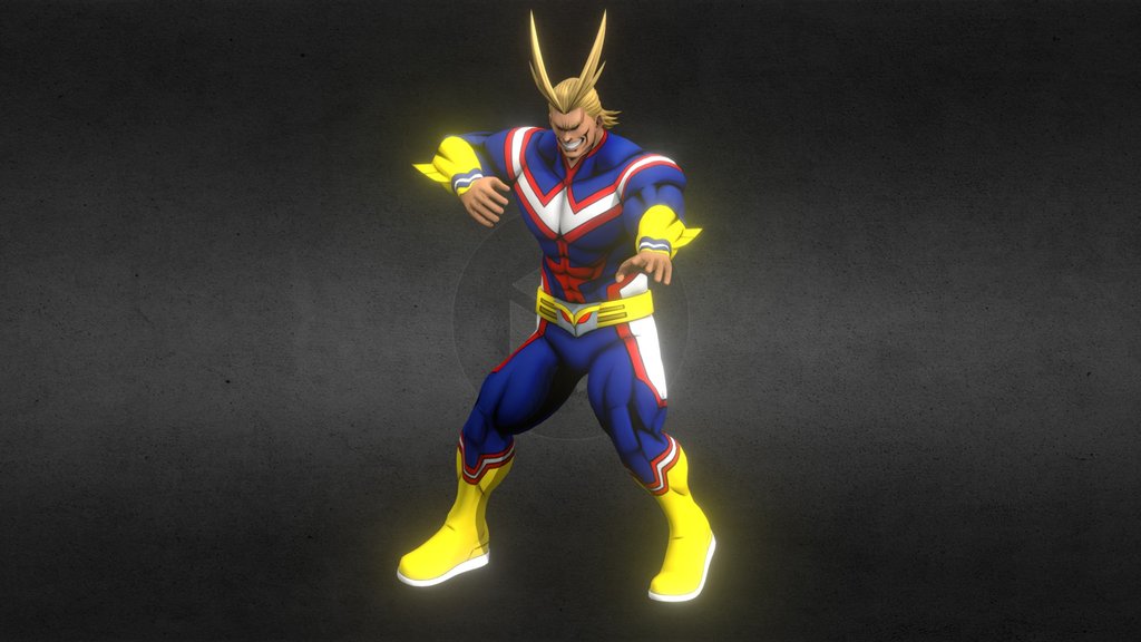 My Hero Academia 3D Render Recreations - A 3D model collection by MG64 ...
