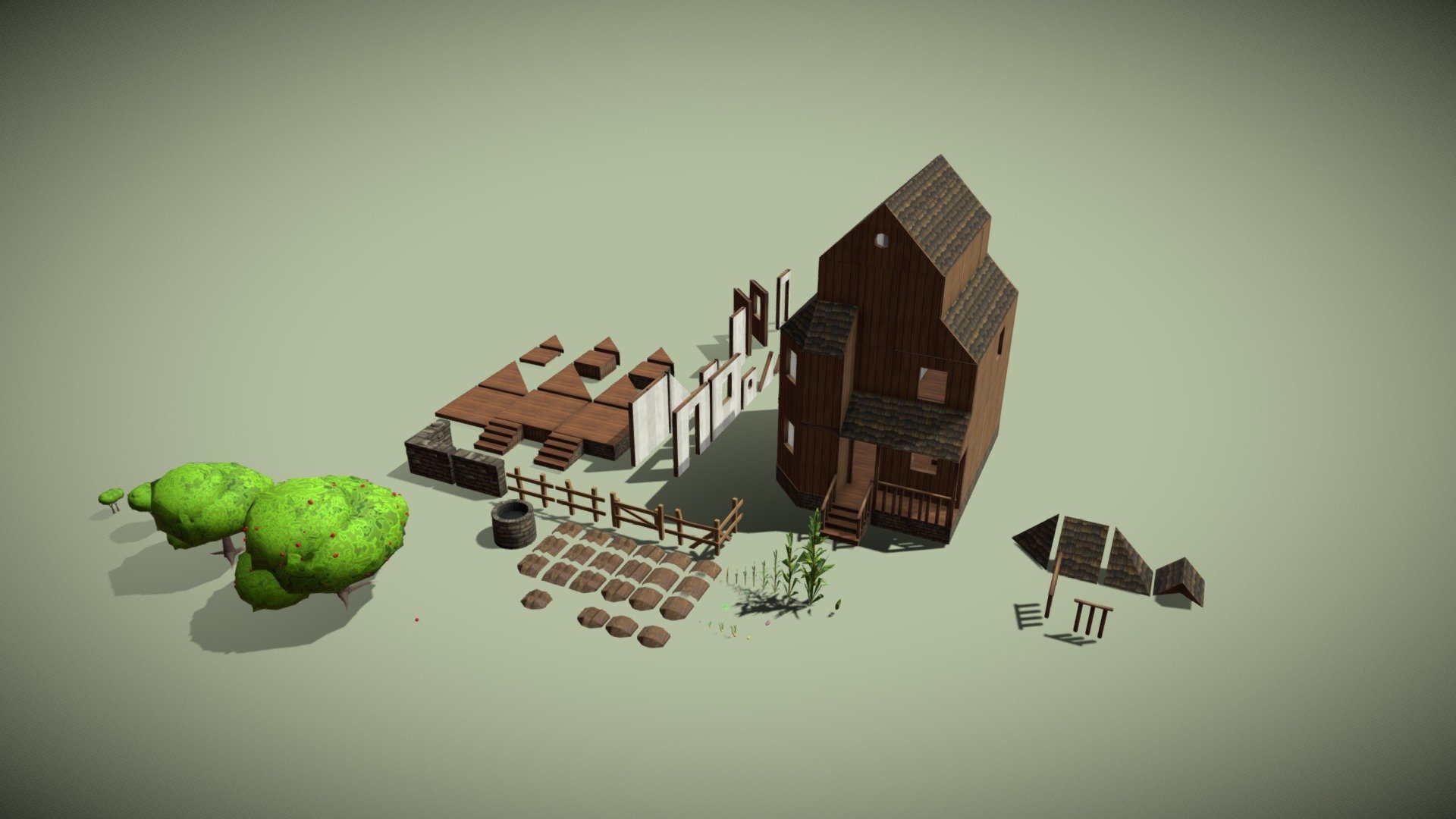 Farm Pack - Buy Royalty Free 3D model by Luis Gustavo (@Luissantos2 ...
