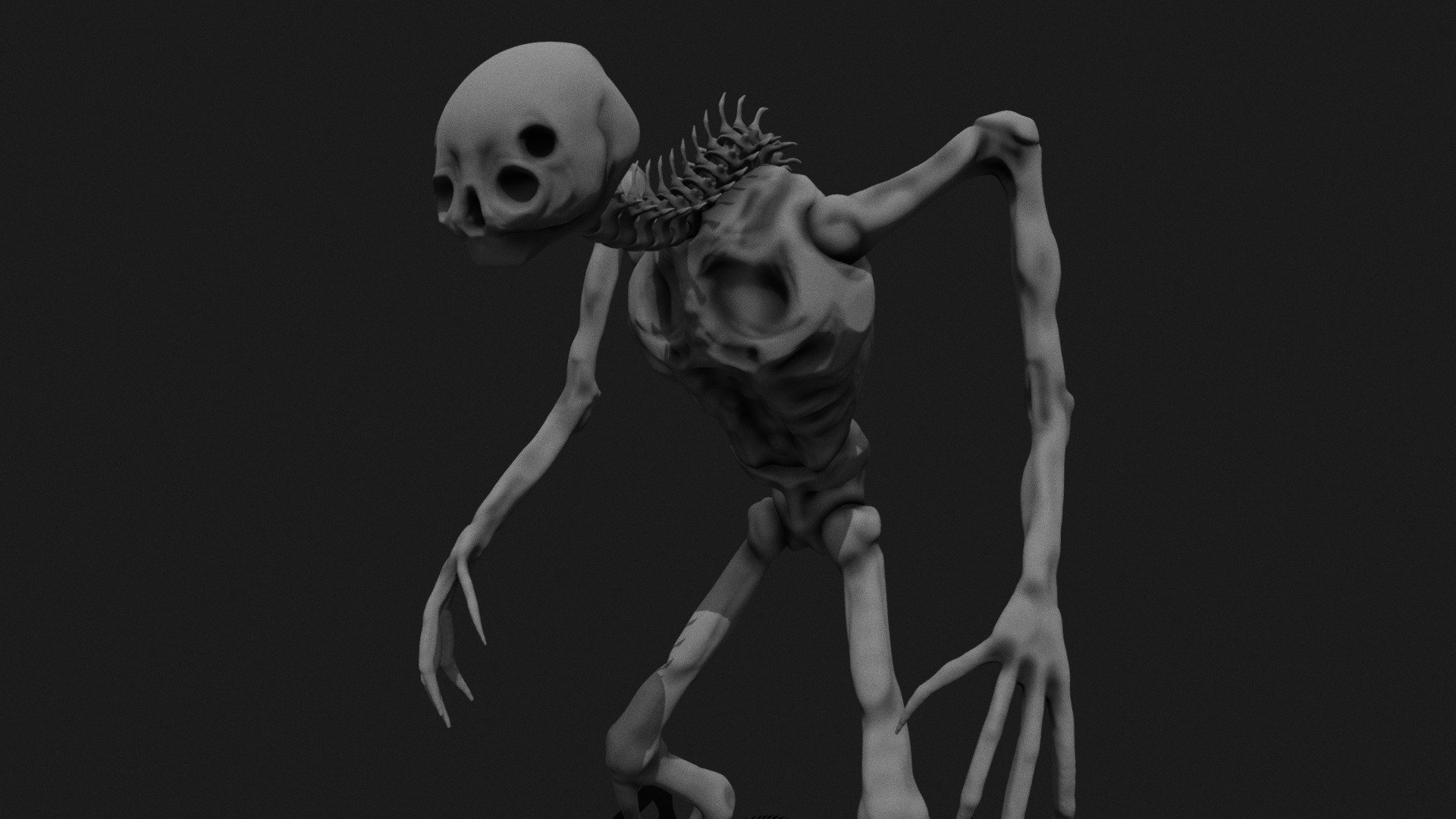 boney creature - Buy Royalty Free 3D model by framestock [18d9608 ...