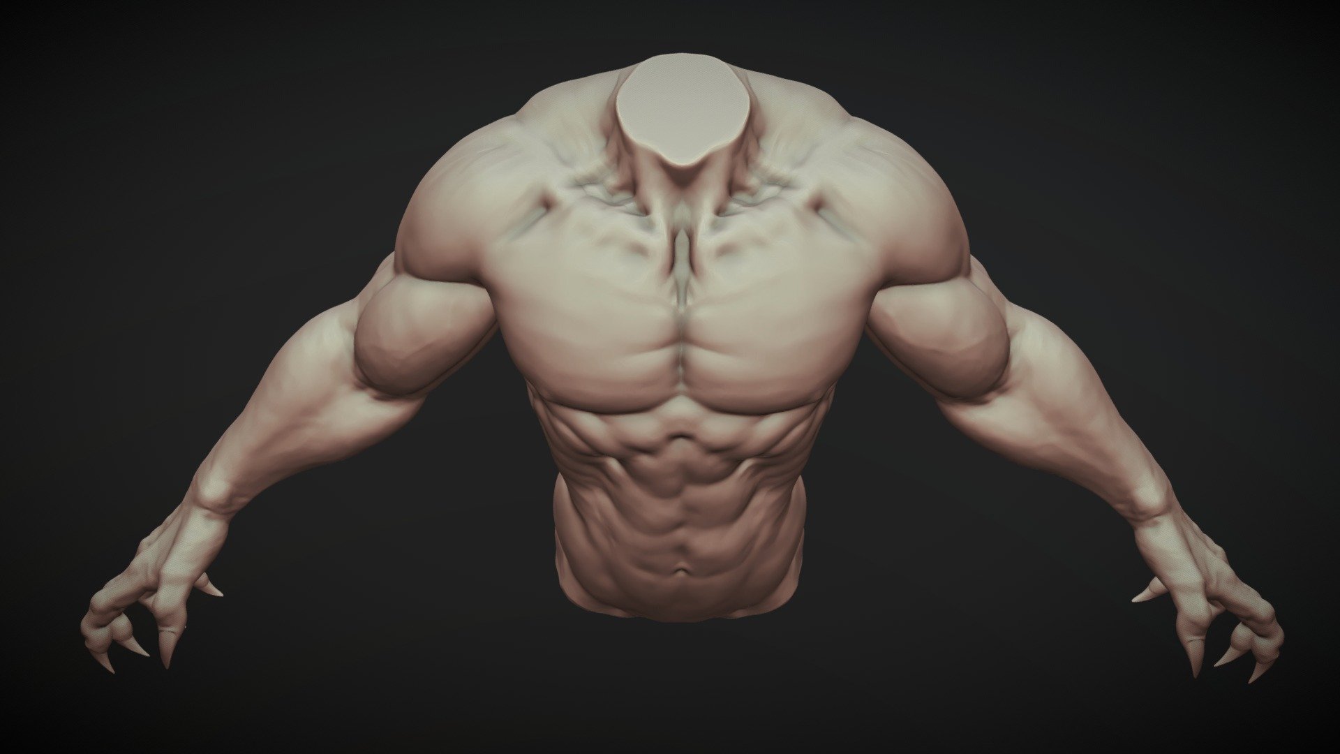 Creature Upper Body 5 - Buy Royalty Free 3D model by Rumpelstiltskin ...
