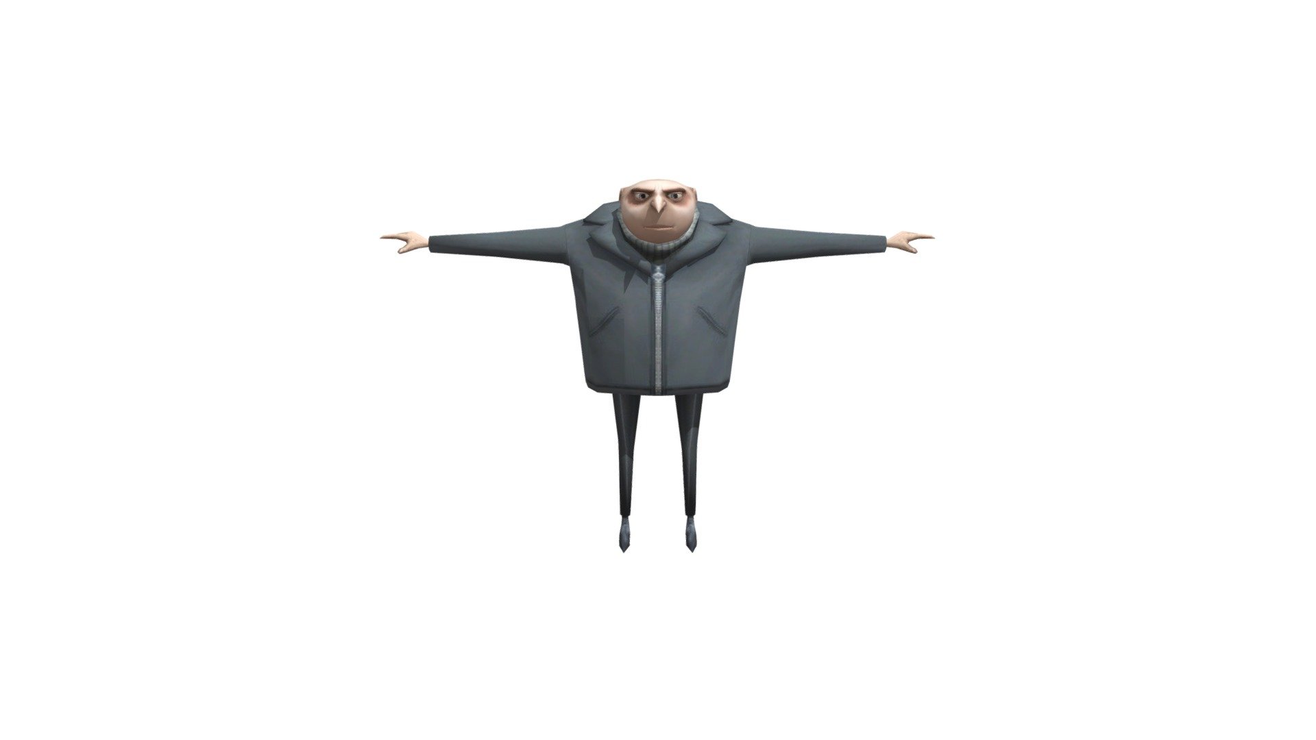 Gru - Download Free 3D model by gaddiellartey2010 [18dac38] - Sketchfab
