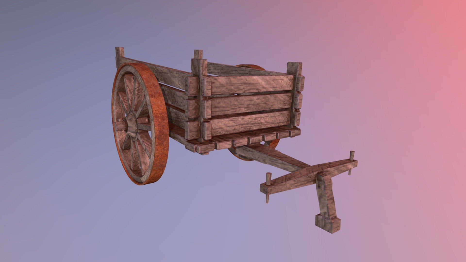 Bullock Cart - 3D model by sigtep [18dba29] - Sketchfab