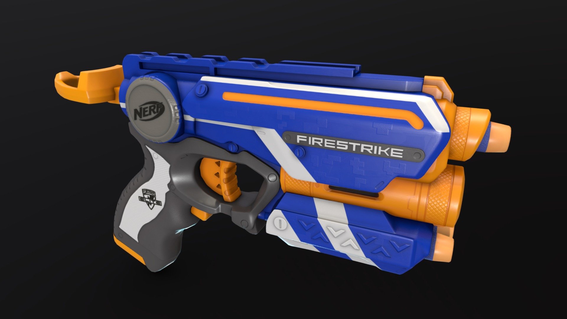 Nerf Firestrike - 3D model by Al (@lightningocelot) [18dc241] - Sketchfab
