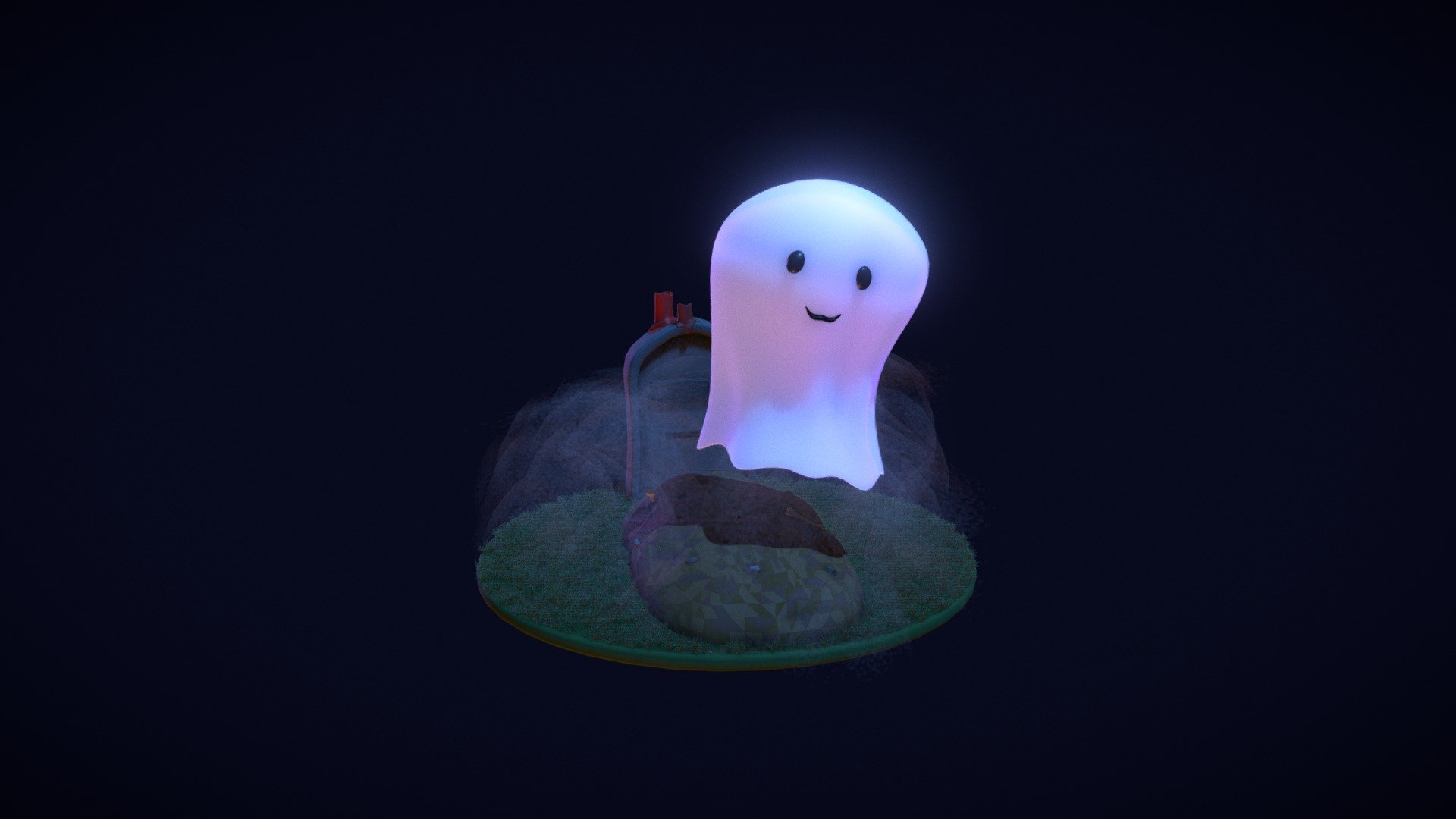 Little Ghost - 3D model by r-burba [18df95a] - Sketchfab