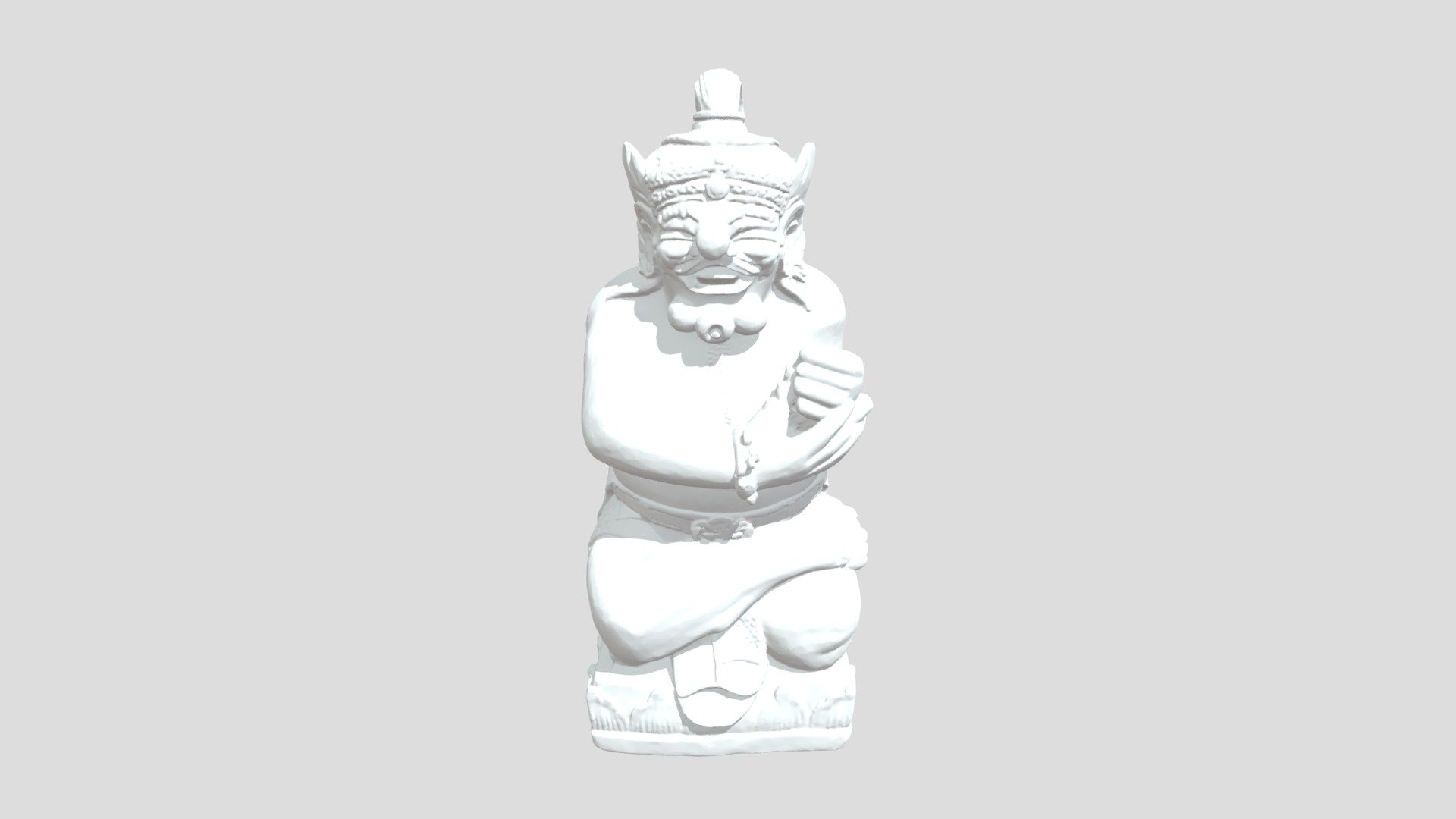 Stone Guardian Statue - 3D model by anggims745 [18e010e] - Sketchfab