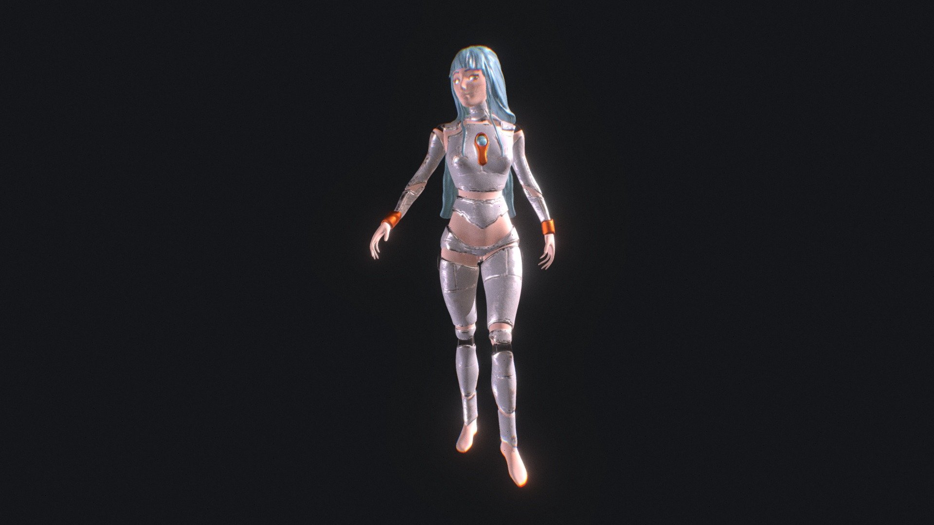 Cyborg - Download Free 3D model by magali.roggero [18e1312] - Sketchfab