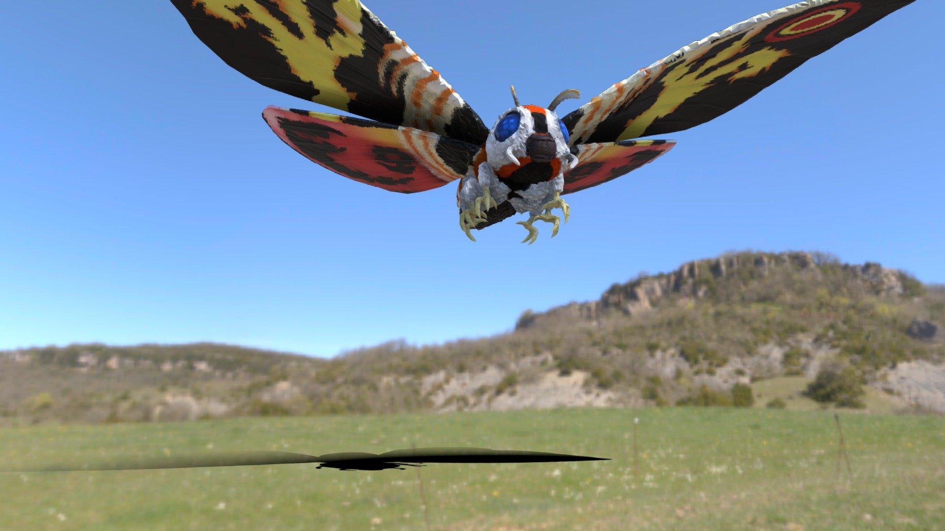 Mothra PS3/PS4 Model (imago) - Download Free 3D model by ...