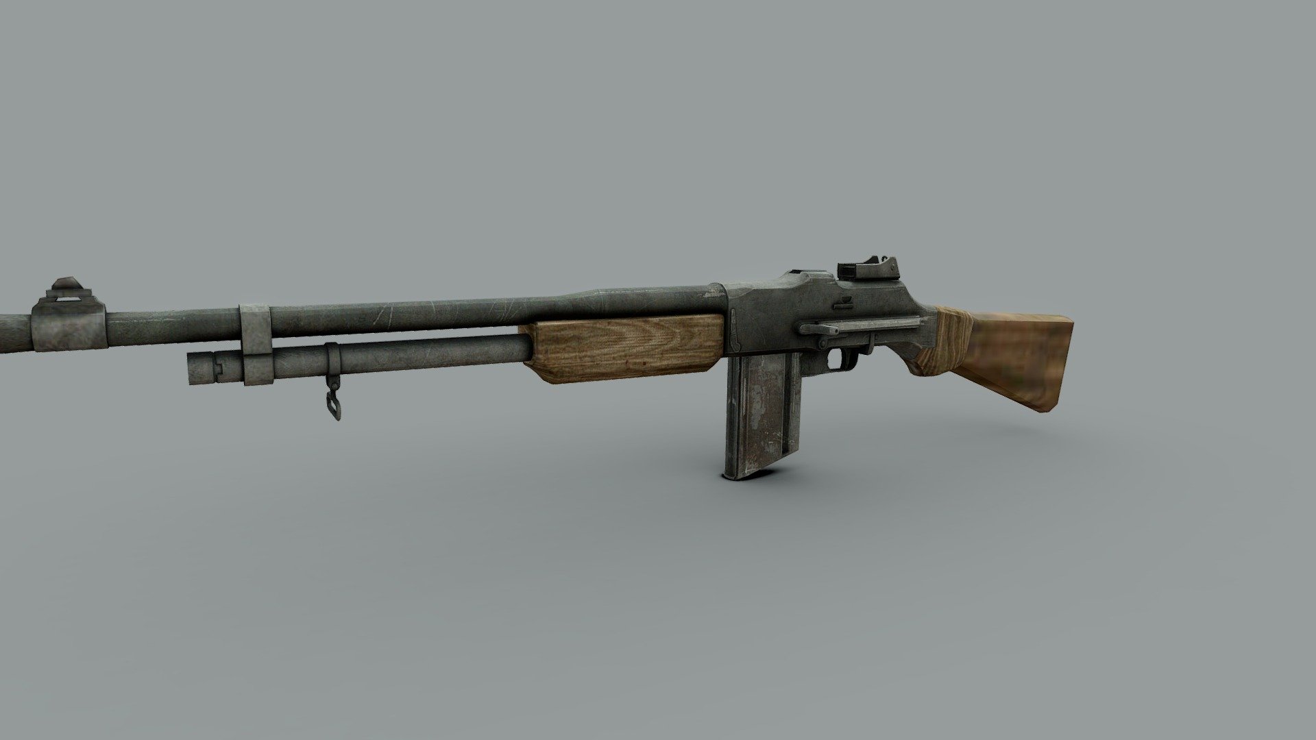 Jurassic: The Hunted M1918 BAR - Download Free 3D model by Barcelo ...