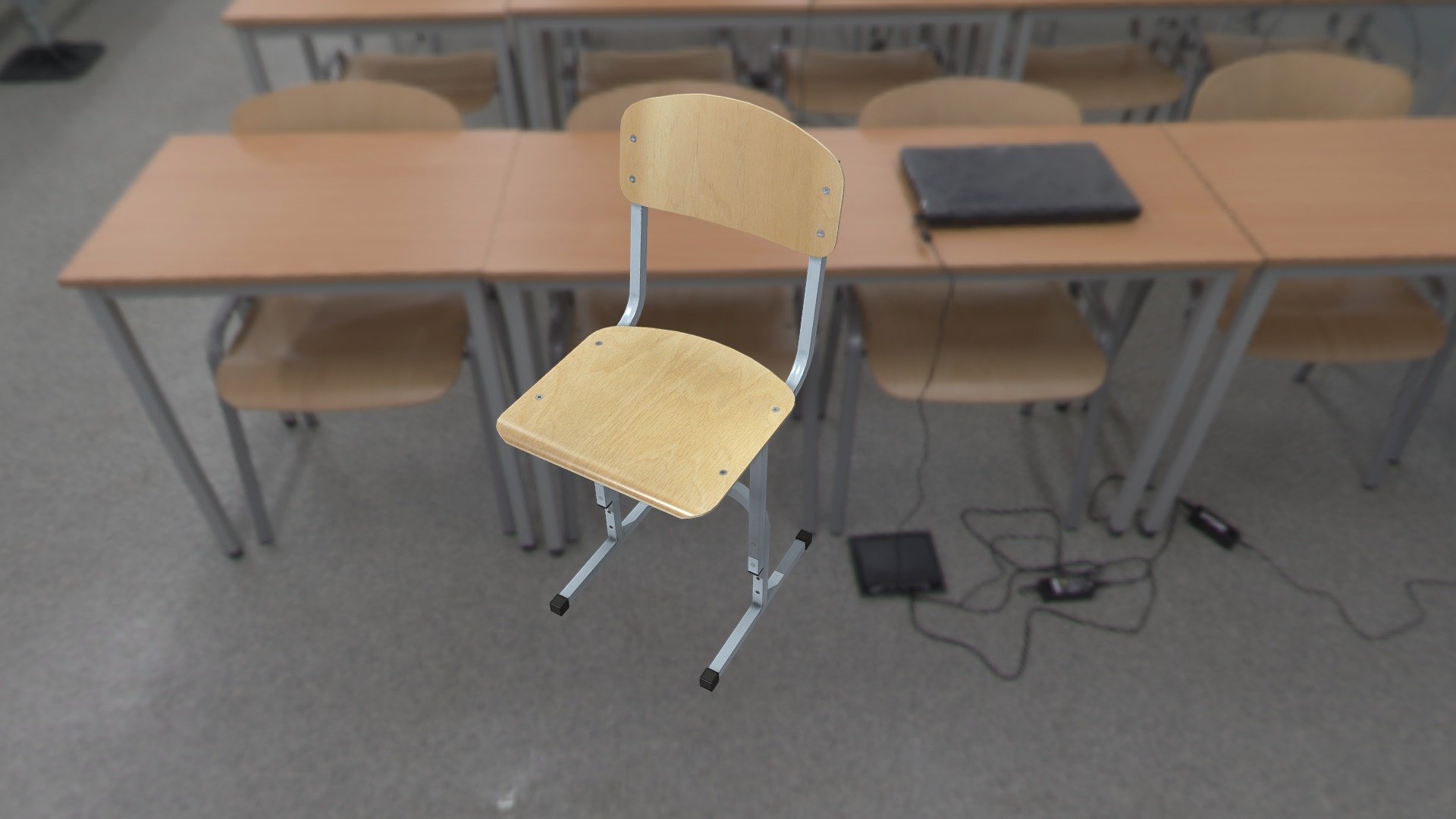Classroom_Chair - 3D model by Eugene Lychany (@johnny6666doe) [18e36c1 ...