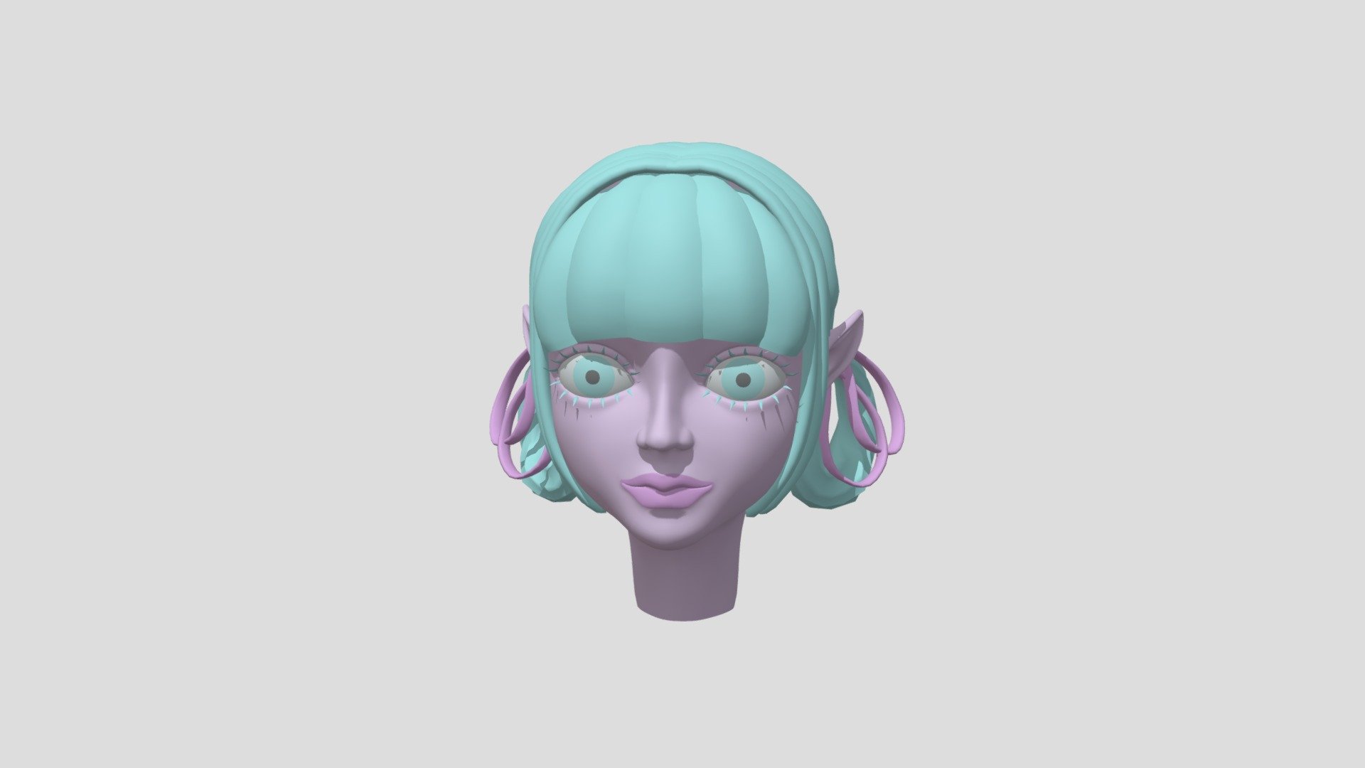 Aliengirl_v3 - 3D model by shiroicat [18e4834] - Sketchfab