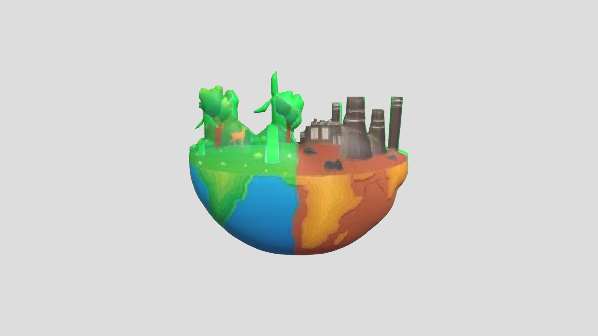 Pemanasan Global - 3D model by hylii12 [18e4ea5] - Sketchfab