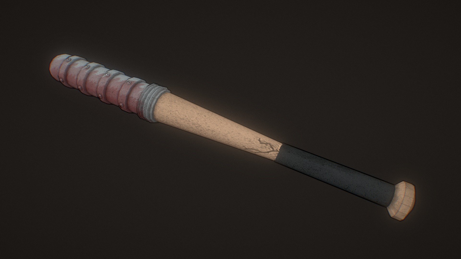 Baseball Bat v.3 Toon - Style [ Low - Poly ] - Download Free 3D model ...
