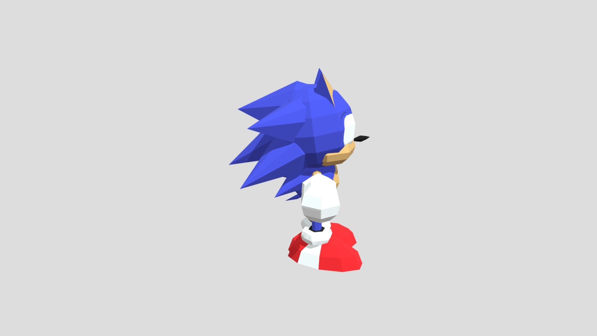 Sonic Classic - 3D model by kittu kat :] (@katty1233) [18e7e72] - Sketchfab