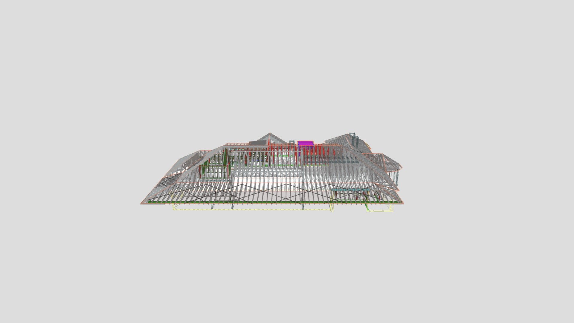 Pichelmann Stage 3 No Valley trusses - 3D model by Dahlsens [18e82a5 ...