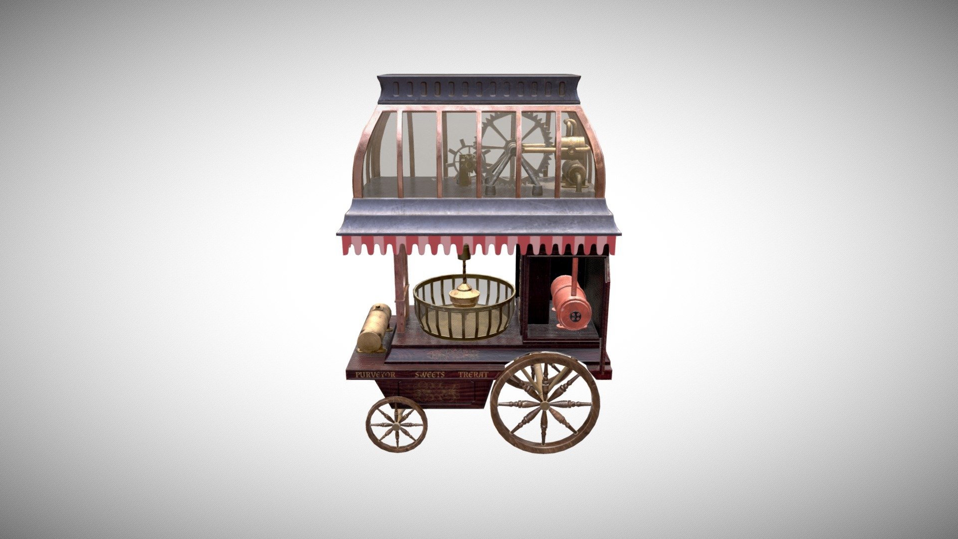 Cart game ready - 3D model by Larkk [18e871e] - Sketchfab