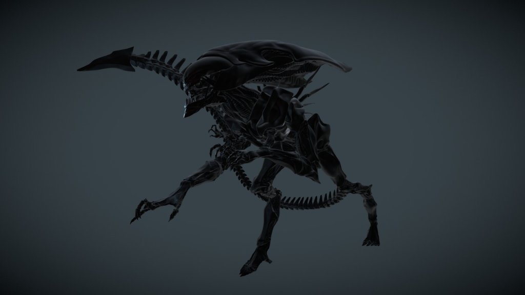 Alien Queen - 3D model by PIOLO [18e9ebe] - Sketchfab