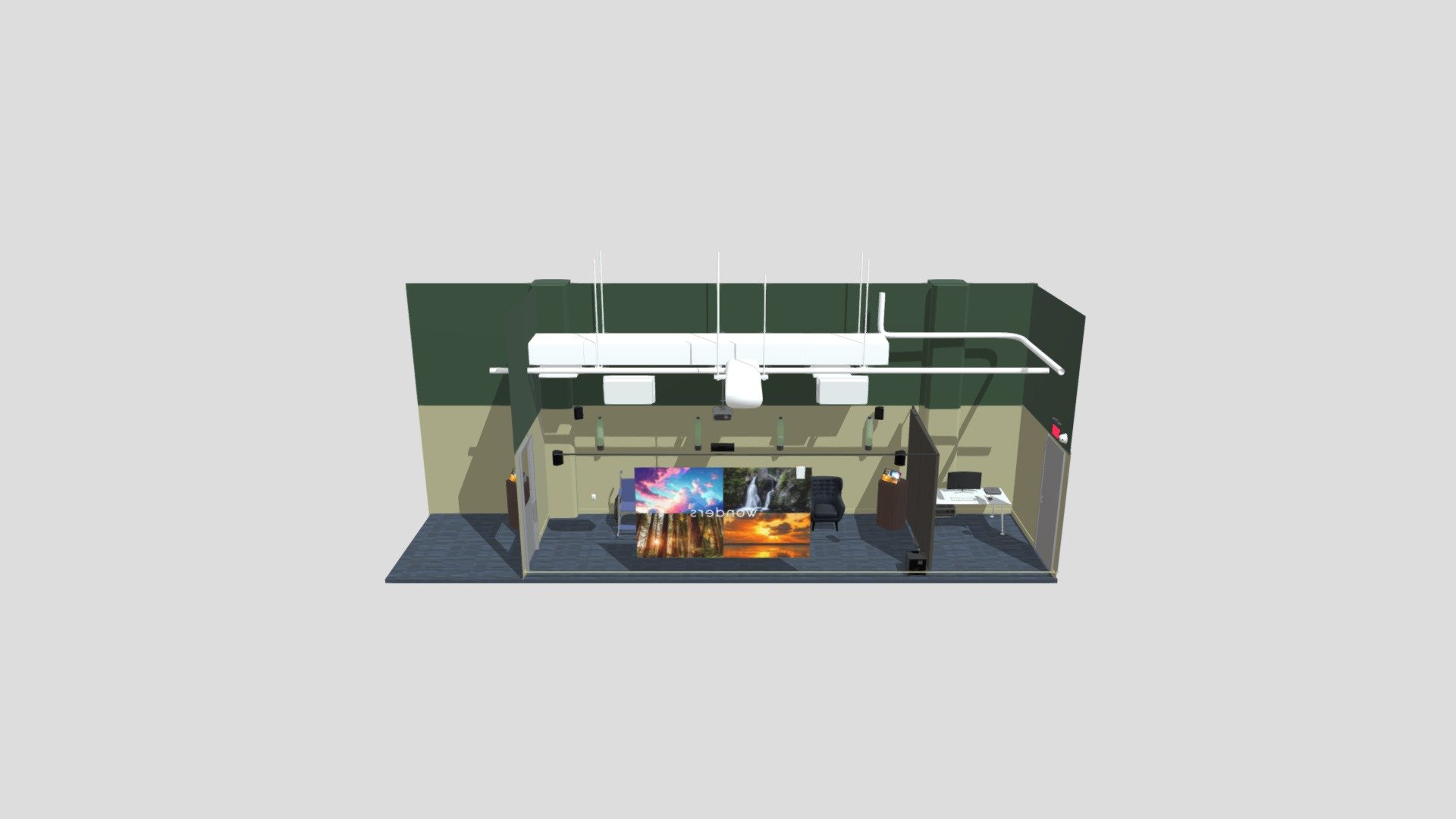 Refuge Room - v3 - 3D model by Applied Wonder (@appliedwonder) [18ecaa9 ...