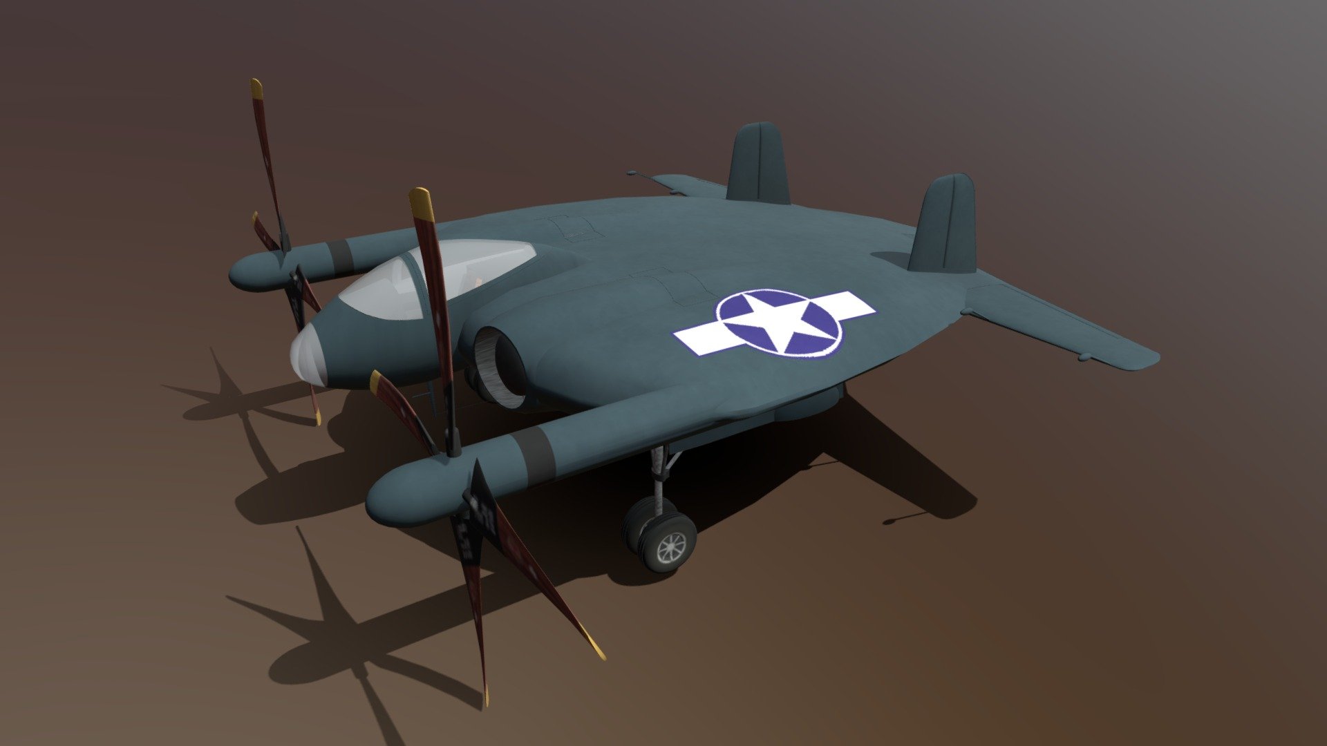 Vought XF5U - Download Free 3D model by helijah [18edc8e] - Sketchfab