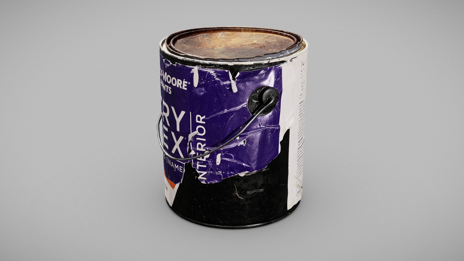 Rusty Paint Can - Buy Royalty Free 3D model by inciprocal (@inciprocal ...