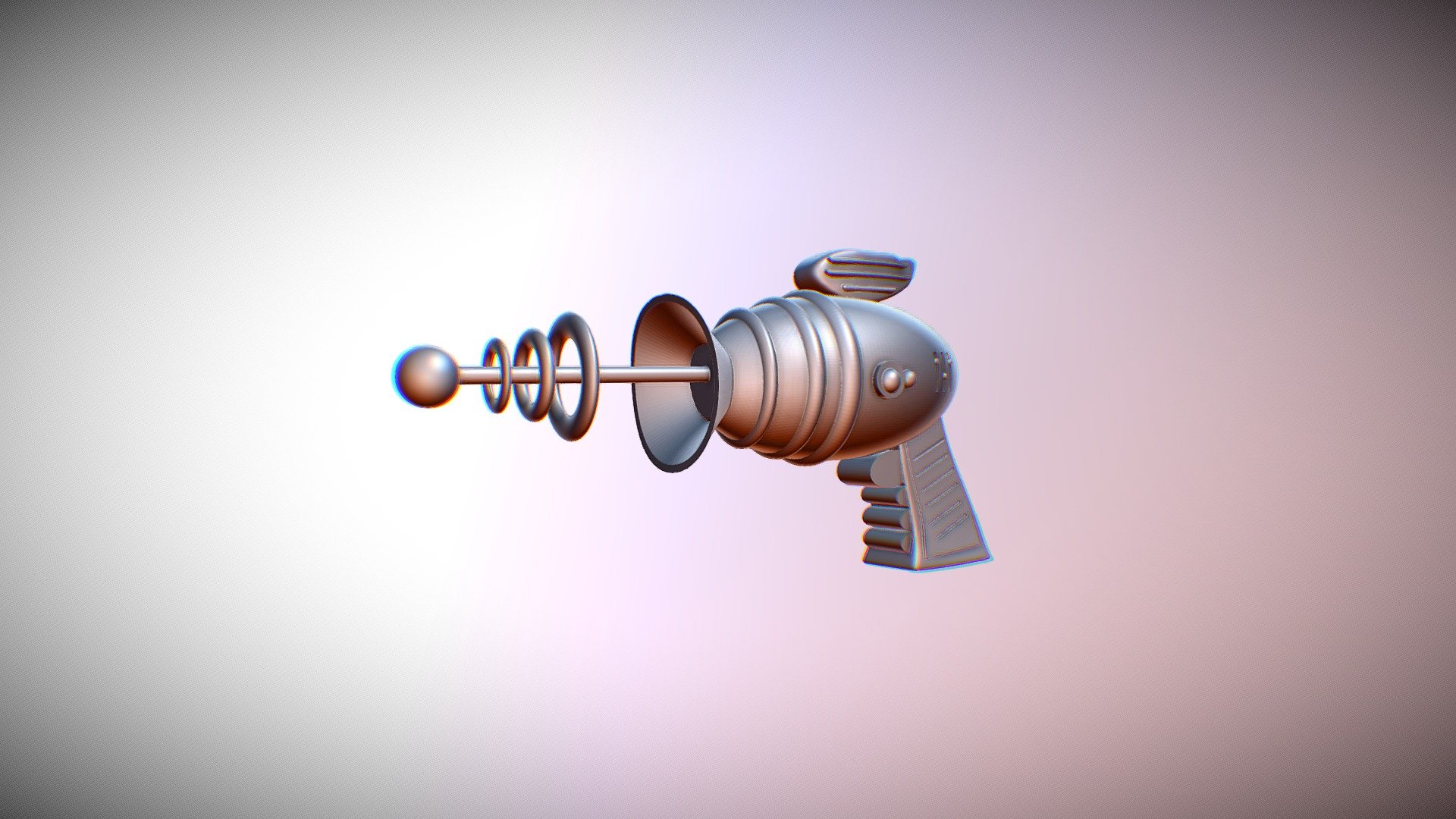 Raygun - 3D model by Amythyst Morris (@AmythystMorris) [18eefd1 ...