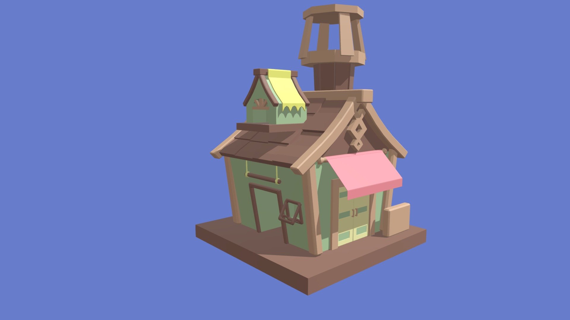 Low Poly House - Download Free 3D model by annhatsady [18ef0ab] - Sketchfab