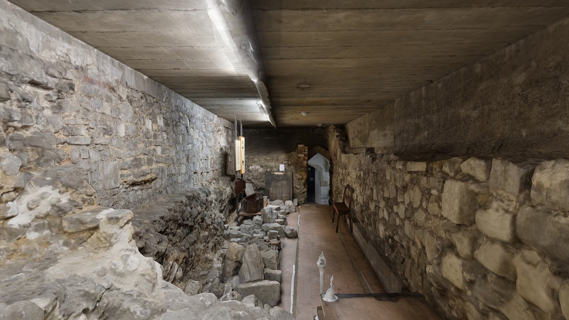 St Bride's Church Crypt Northern Section - Download Free 3D model by ...