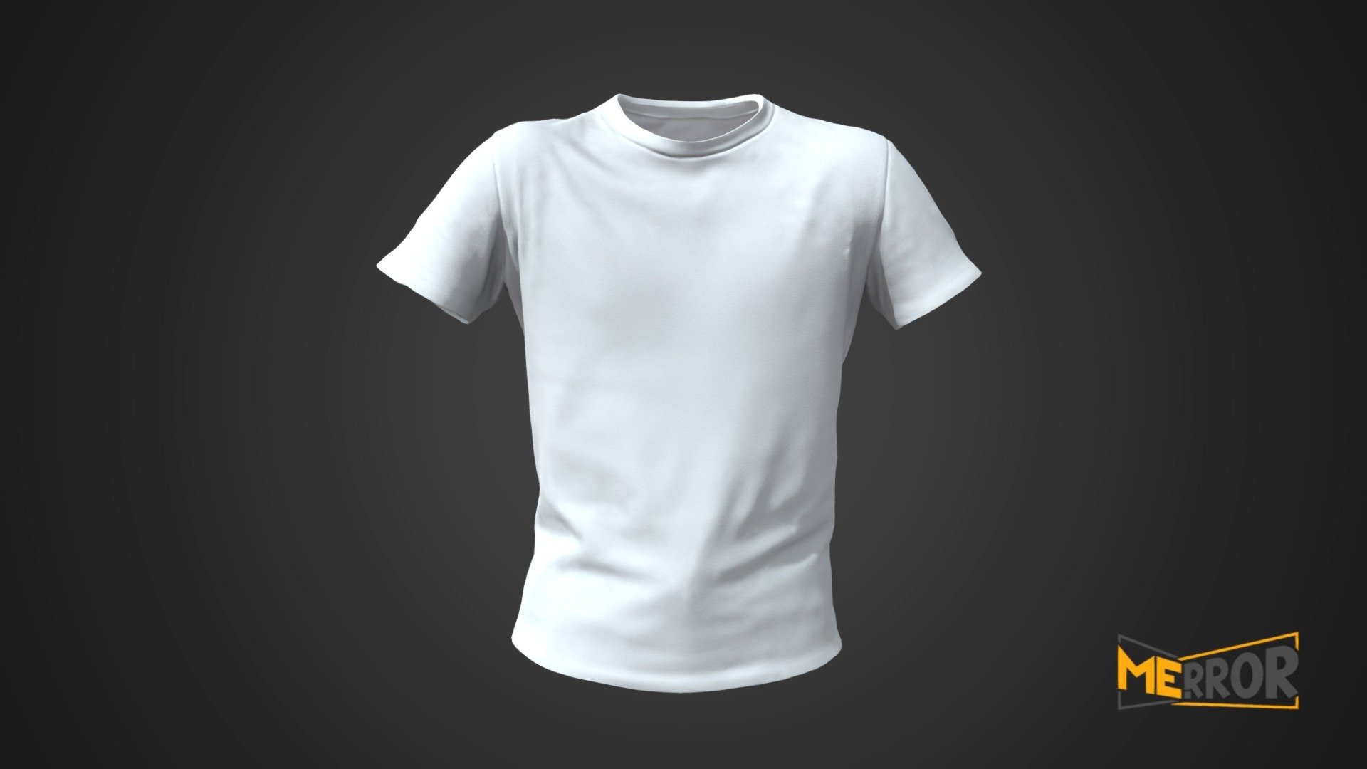 [Game-ready] White T-Shirt - 3D model by ME.RROR Studio (@merror ...