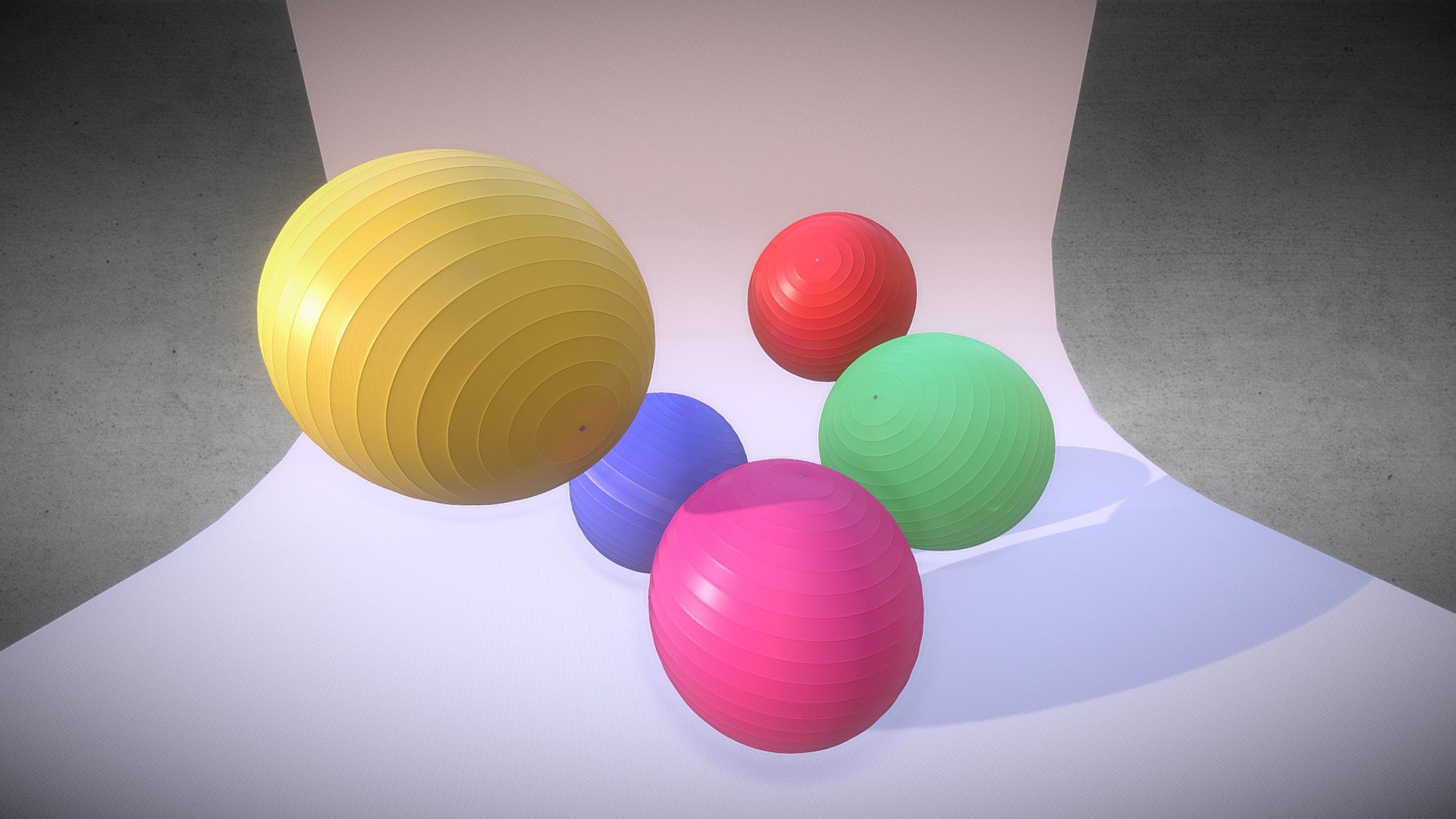 Pilates Ball - 3D model by eralp.erkasap [18f2ba3] - Sketchfab