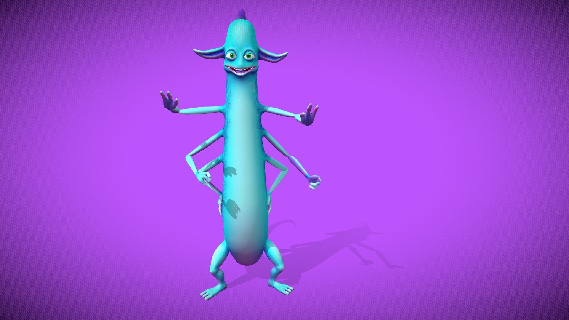 Monster stylized animation - 3D model by centaurus21 [18f2c5f] - Sketchfab