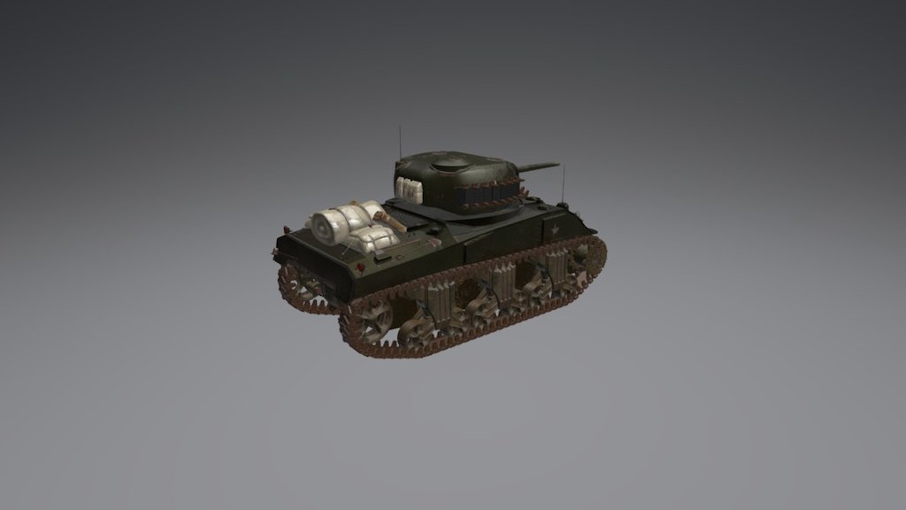 M4 Sherman - 3D model by Oscar (@scyentist) [18f46da] - Sketchfab