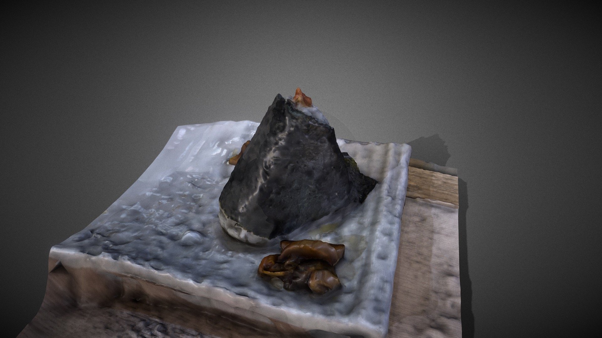 Umeboshi Onigiri - 3D model by tommyoshima [18f4930] - Sketchfab