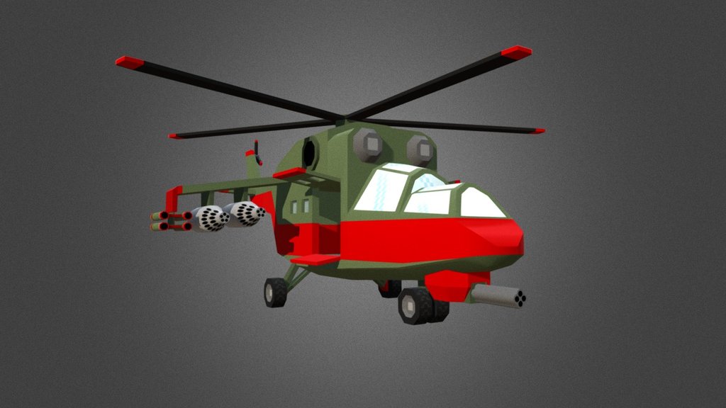 Mi-24 Hind-D - 3D model by CMDBob [18f5ee8] - Sketchfab