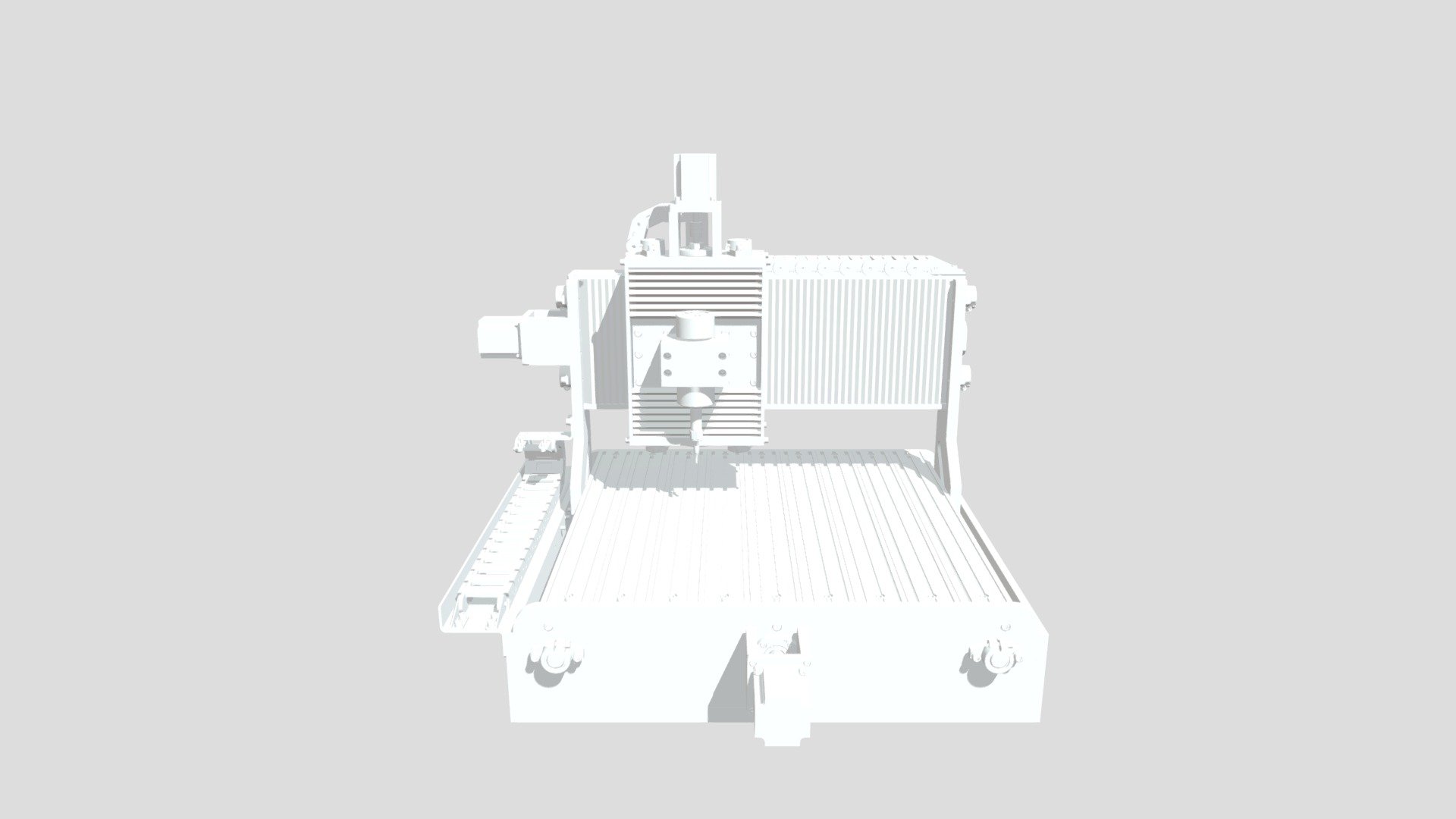 EDL-MINI CNC M1-TYPE A - 3D model by LnwCAD.com (@easy.design.learning ...