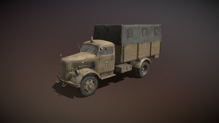 Opel-blitz 3D models - Sketchfab