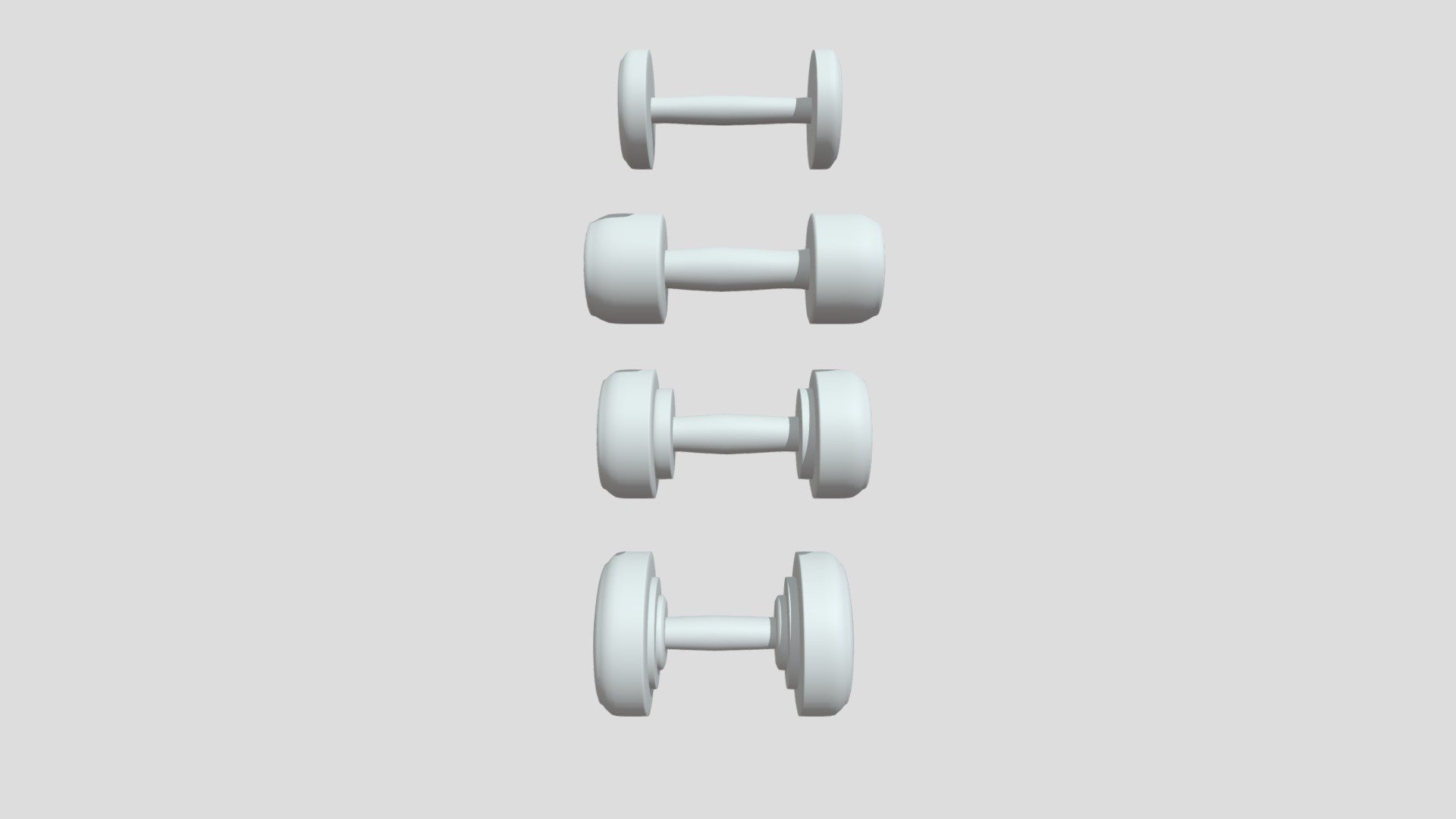 Dumbbells - Download Free 3D model by Sina (@Sin4) [18f81f8] - Sketchfab