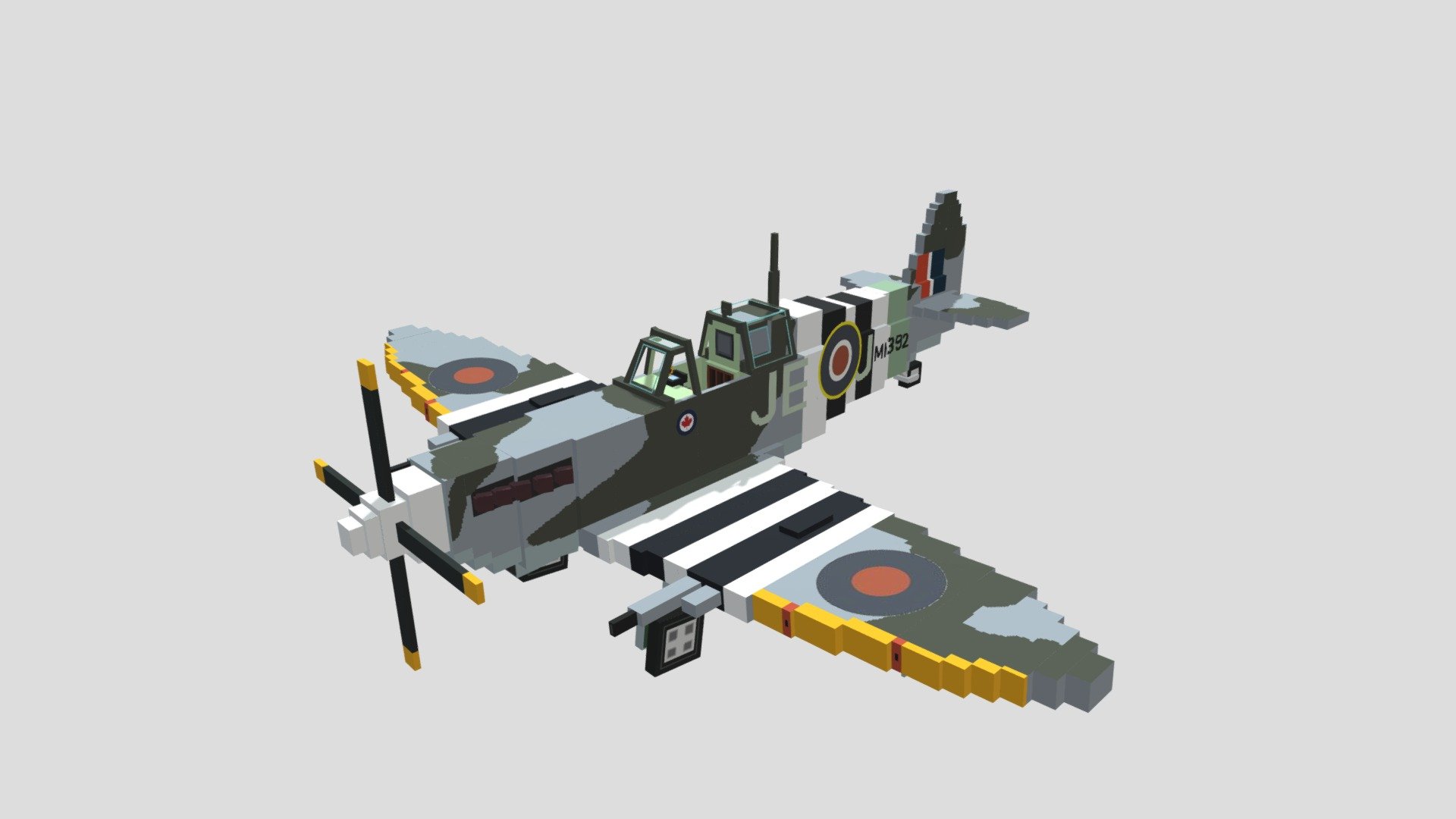 Supermarine Spitfire Mk.IXe, MK392 - Download Free 3D model by Ivon852 ...