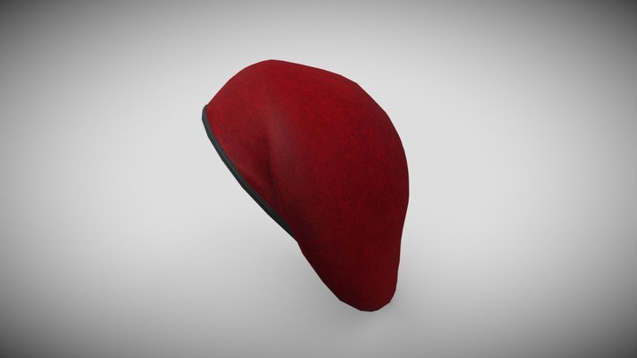 Beret 3D models - Sketchfab