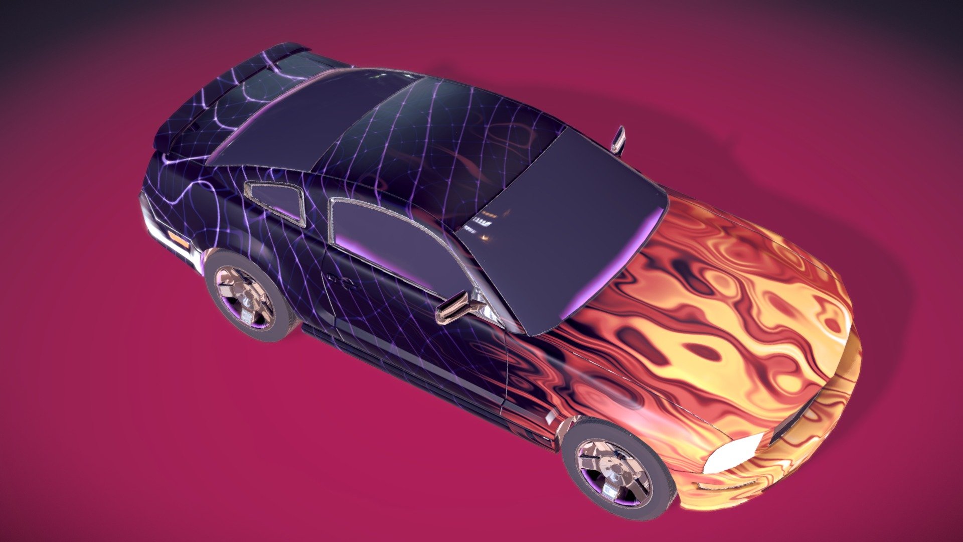 Procedural Paint - Sport Car Texturing Challenge - 3D model by deegan ...