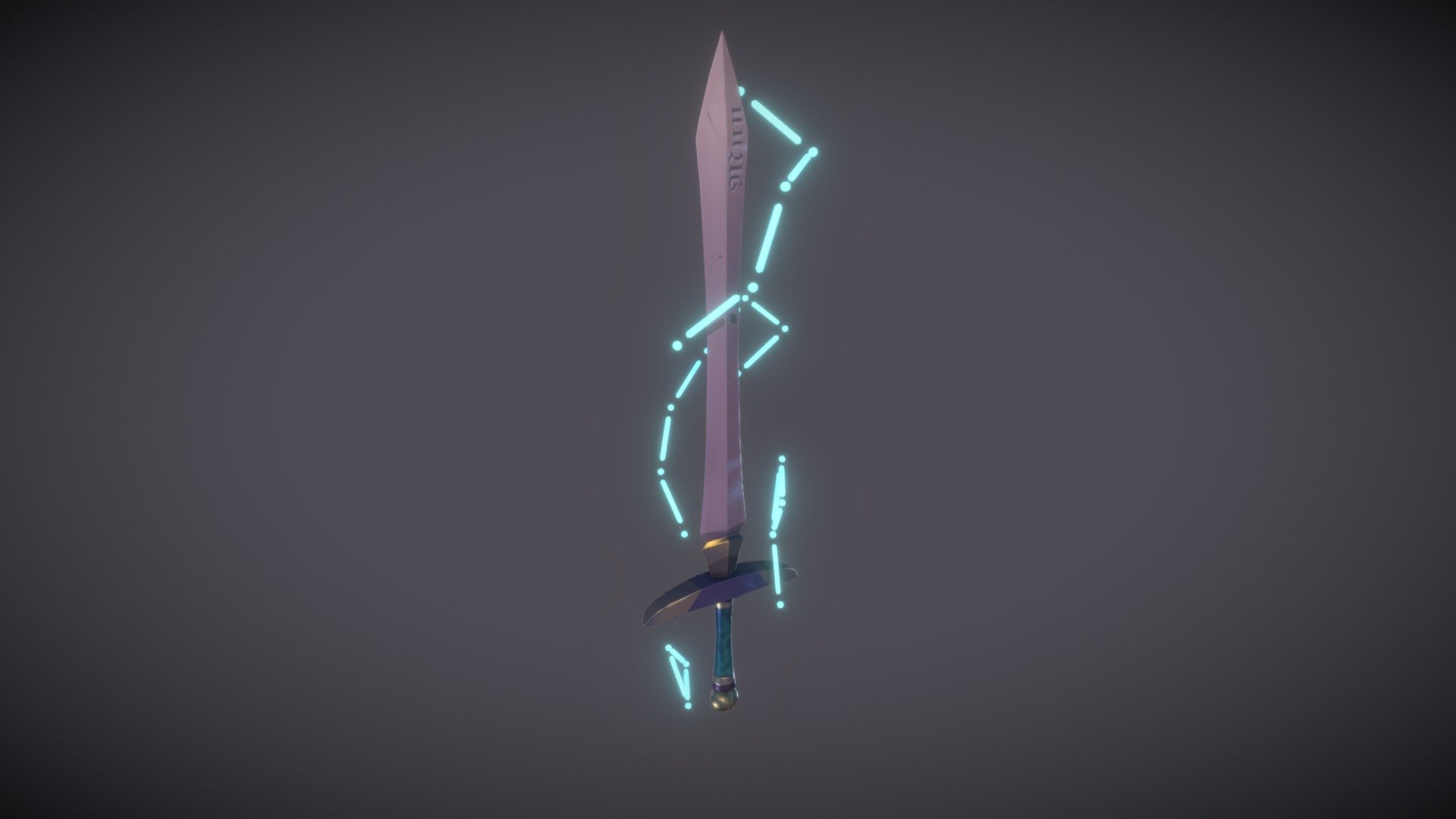 Moonsword - Stylized - Download Free 3D model by 虹コ (@njko_39) [18fb119 ...