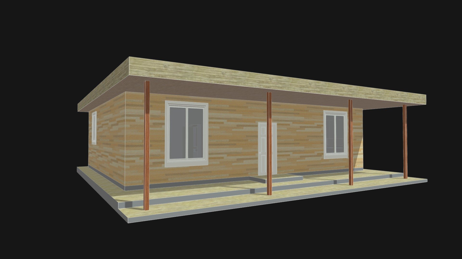 Sip house 92 sq.m - 3D model by Yurii Mikhailiuk (@megateg) [18fb16d ...