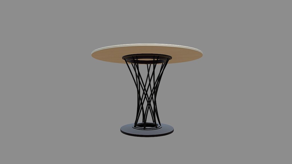 Outdoor Circle Table Fbx - 3D model by gunarsa [18fbd24] - Sketchfab