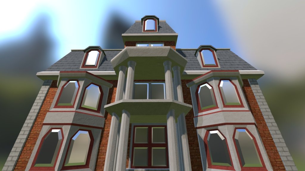 Victorian House - 3D model by RoyalGh0sts (@JelleHuisInTVeld) [18fd752 ...
