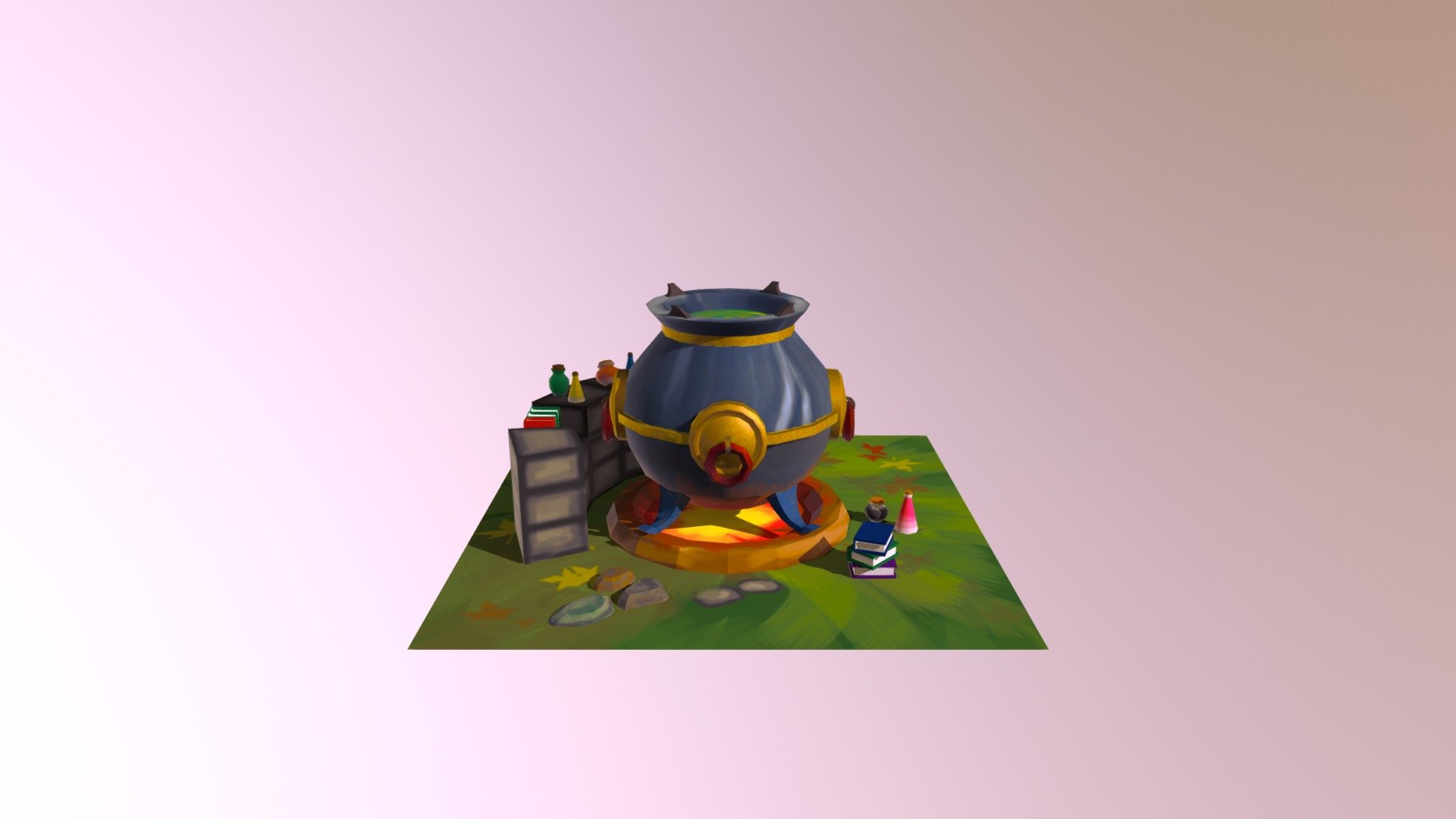 Cauldron - 3D model by ahokuma [18fe9f9] - Sketchfab