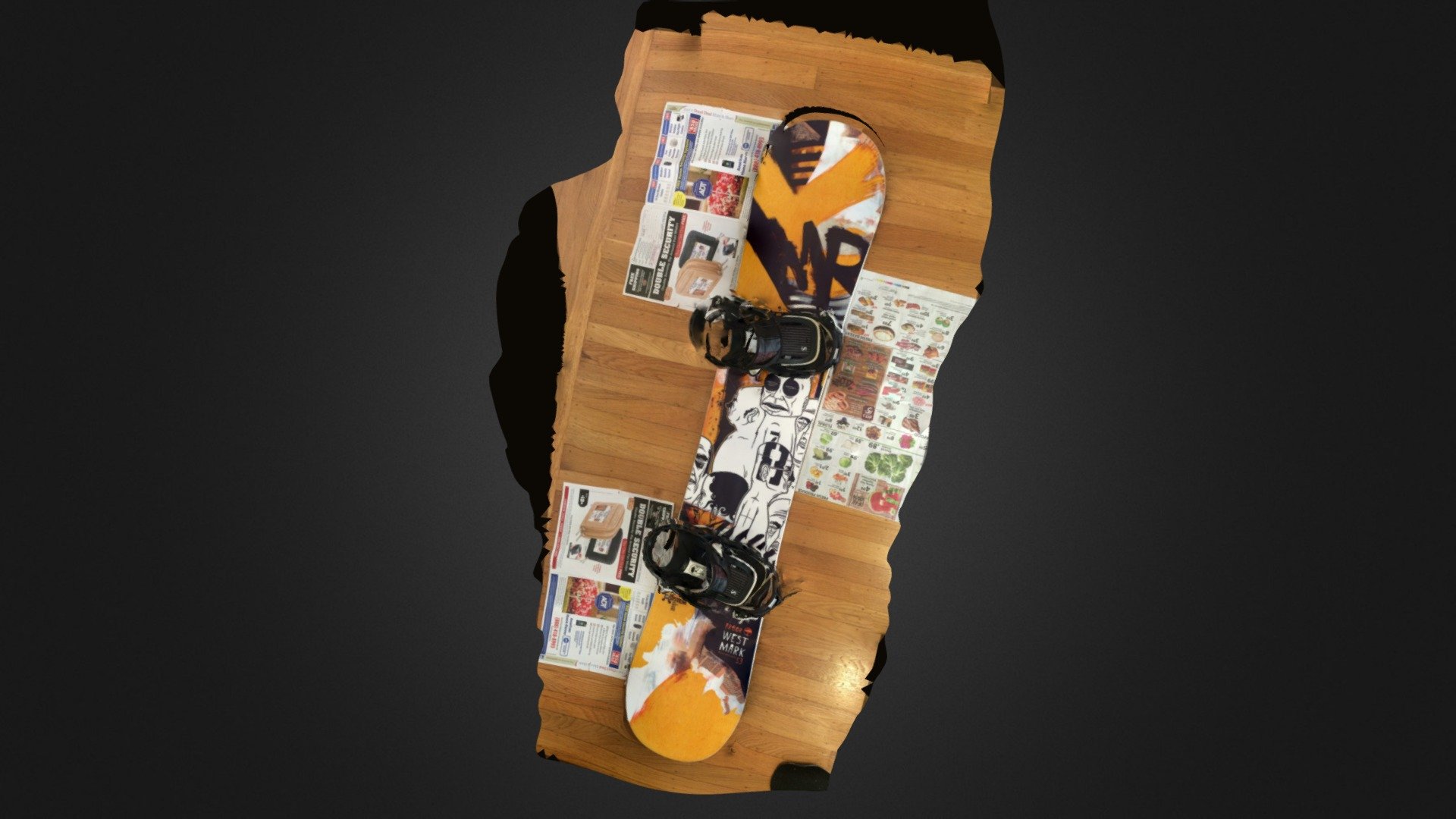 Snowboard - 3D model by trnio [18ff252] - Sketchfab