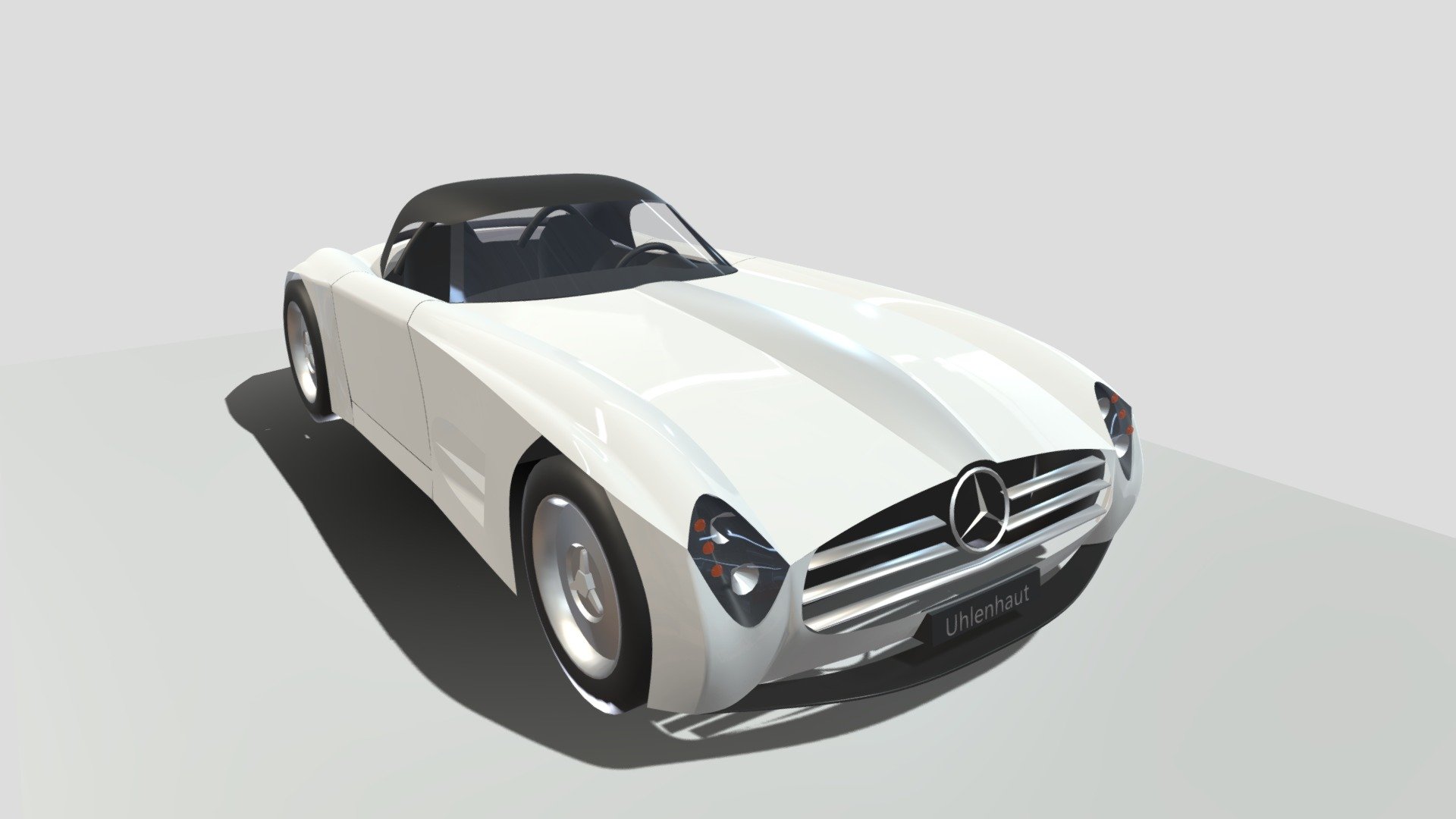Mercedes SLZ 150H - Download Free 3D model by Carrozze DÄULARI ...