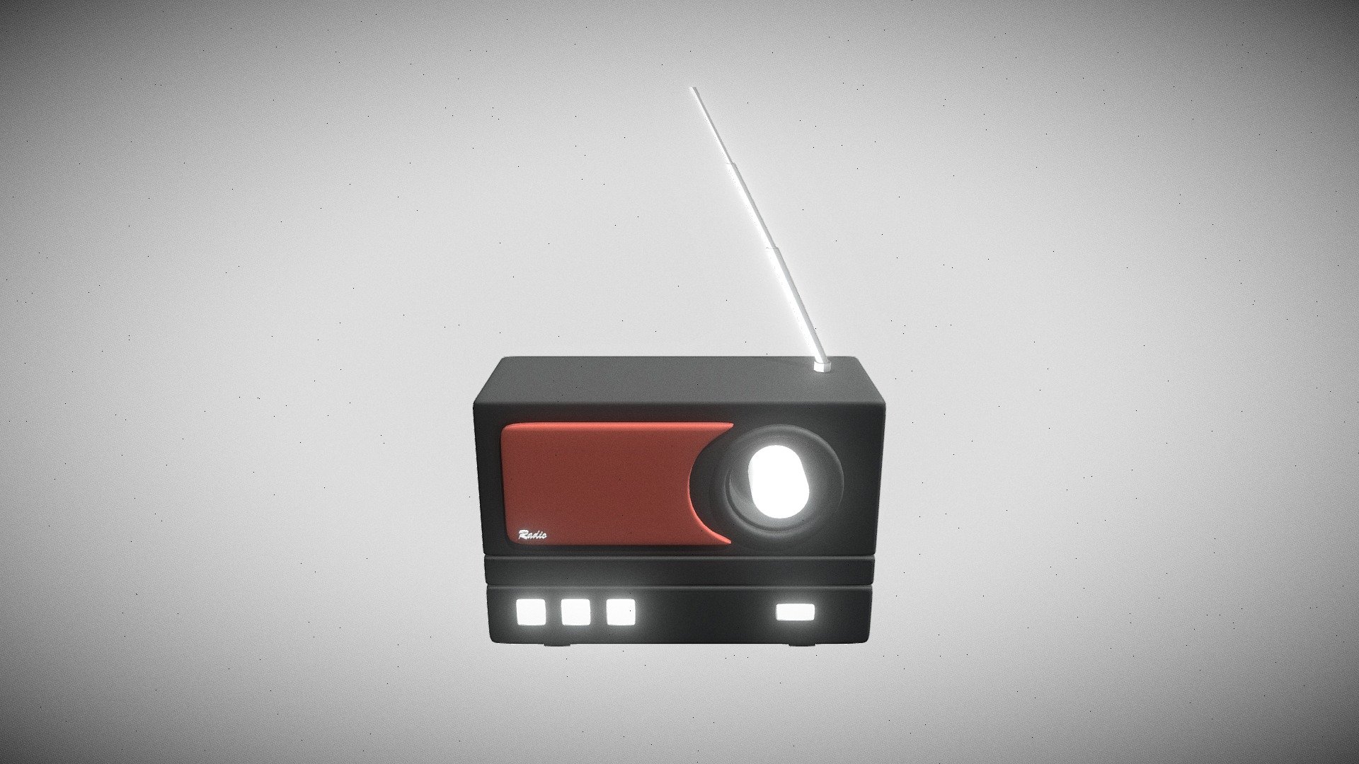 Radio - 3D model by ingscappatura [1900a38] - Sketchfab