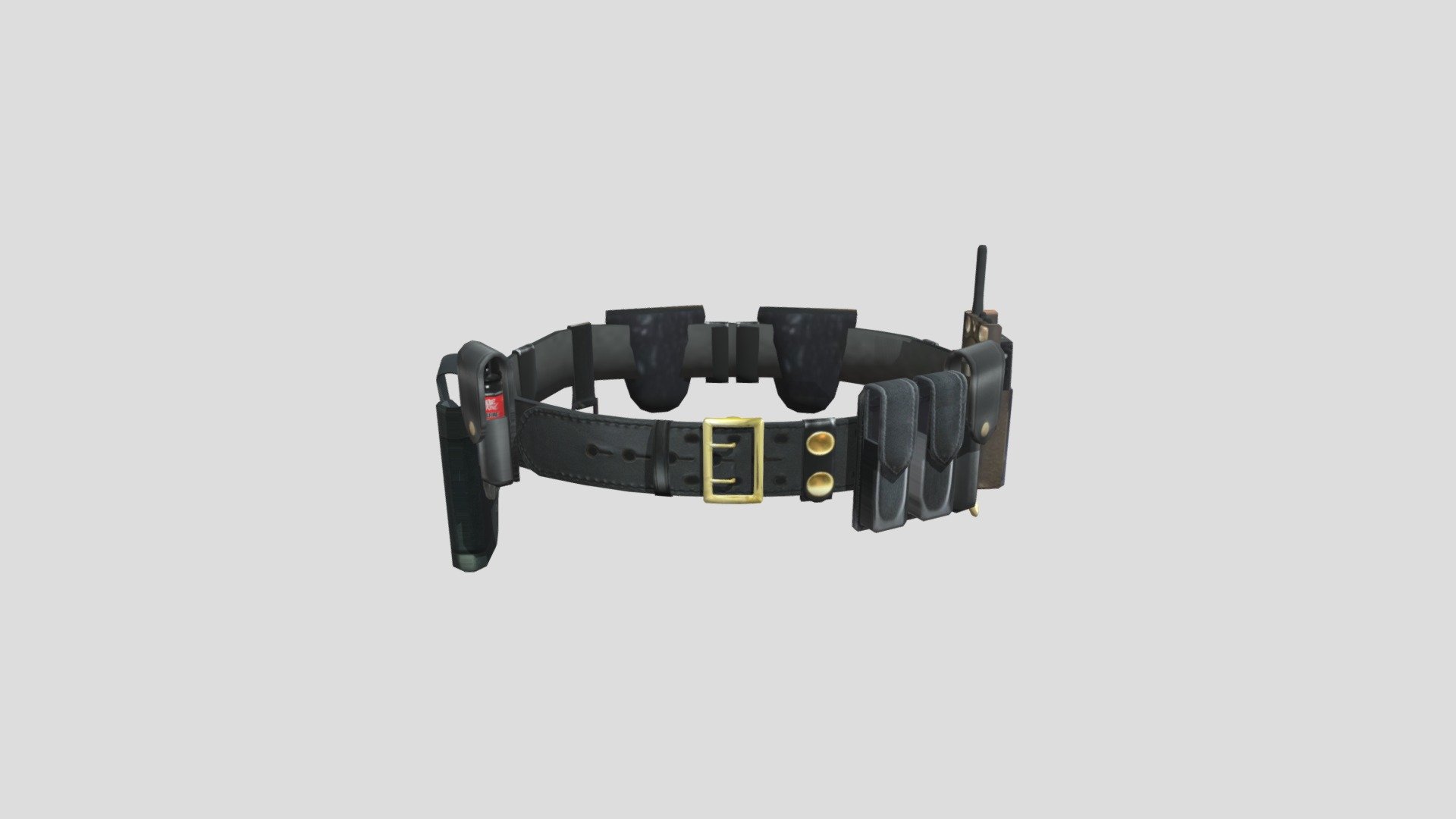 Police Sam Browne gun belt - Download Free 3D model by Eric.S ...